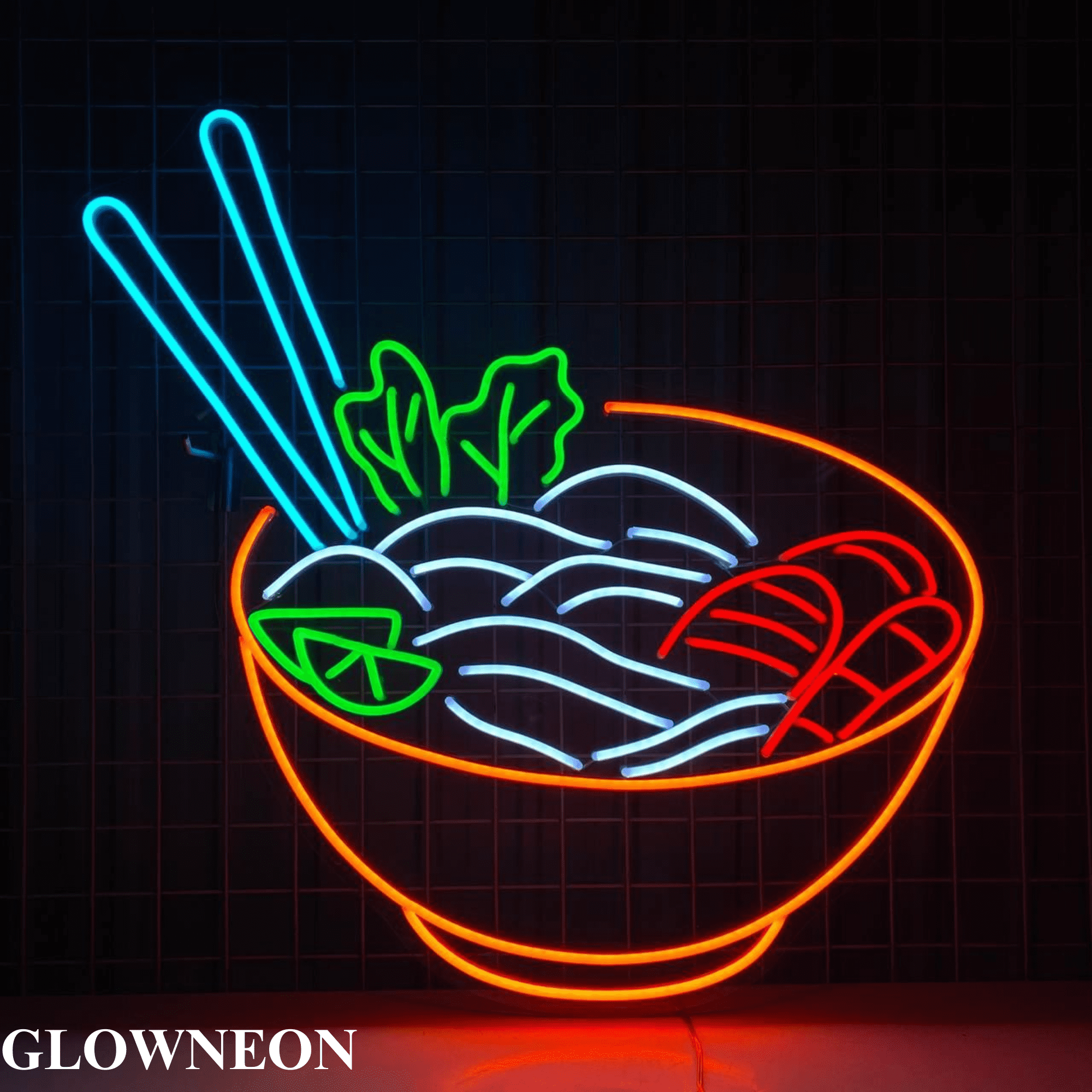 Glownneon Pho Neon Light, Traditional Vietnamese Pho Restaurant Decor ...