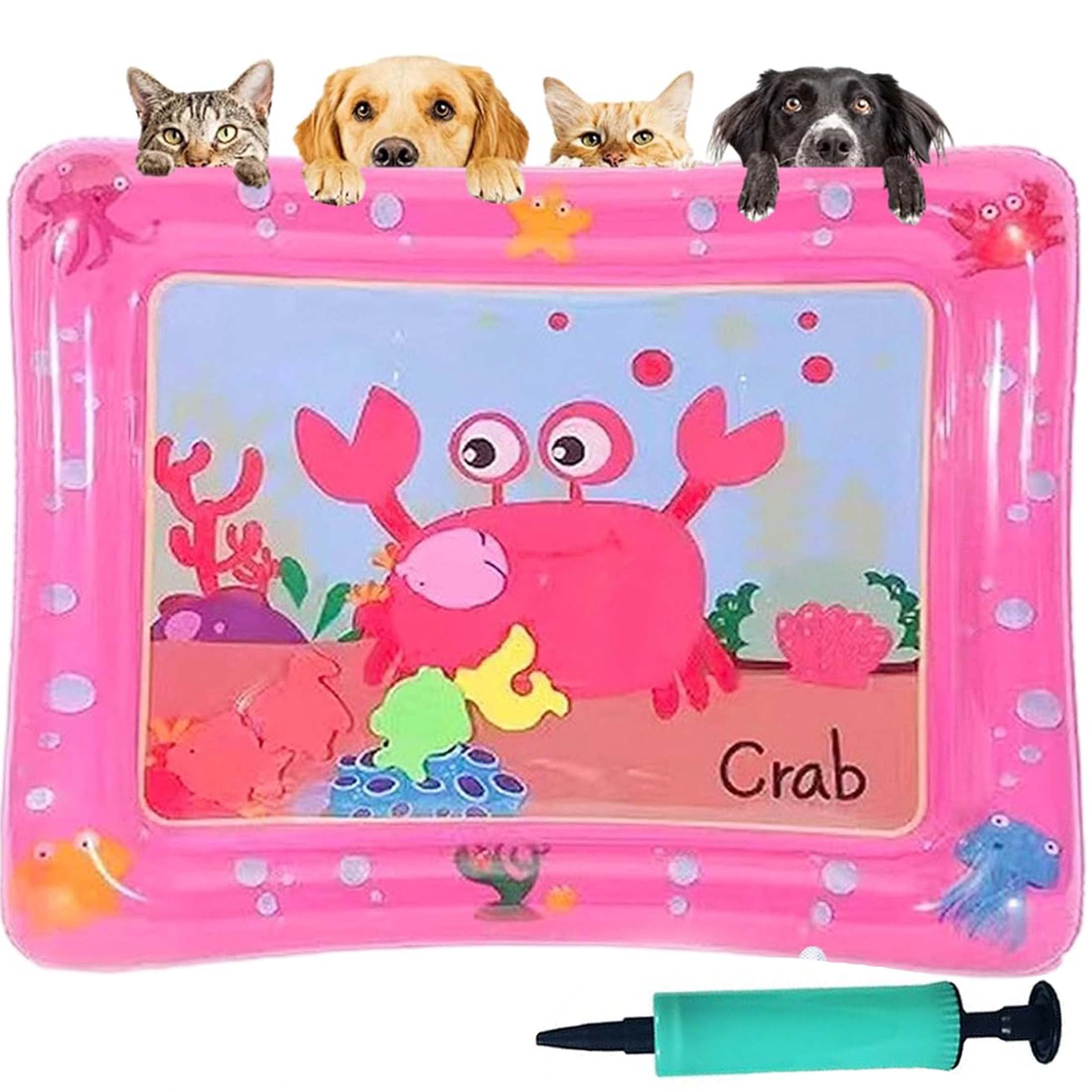 Glowpad Interactive Cat Water Mat – Multi-Color Led Splash Pad With ...