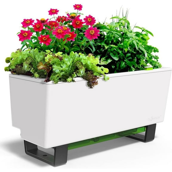 2 Set Plant Pot with Stand 10 & 12 Mid-Century Large Planter with Legs ...