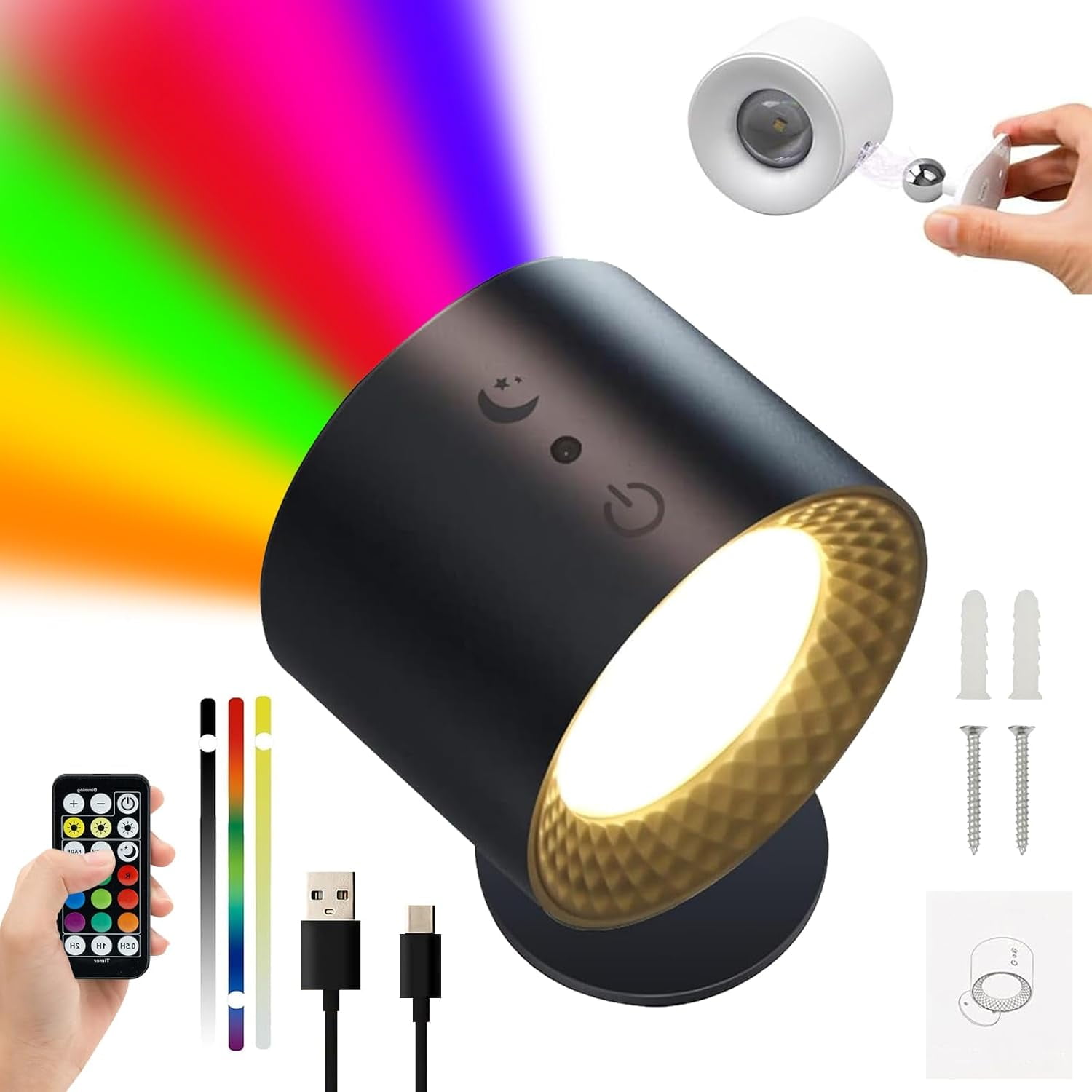 Glowright Lights, Glowright Indoor Everywhere Light 2.0, Glowright Smart Lights, 3 Color ...