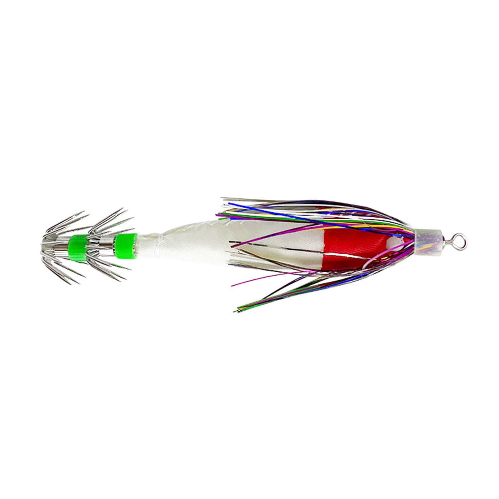 Glows Squid Jigs Lures Cuttlefish Sleeve Squid Jigs Baits Night Fishing ...