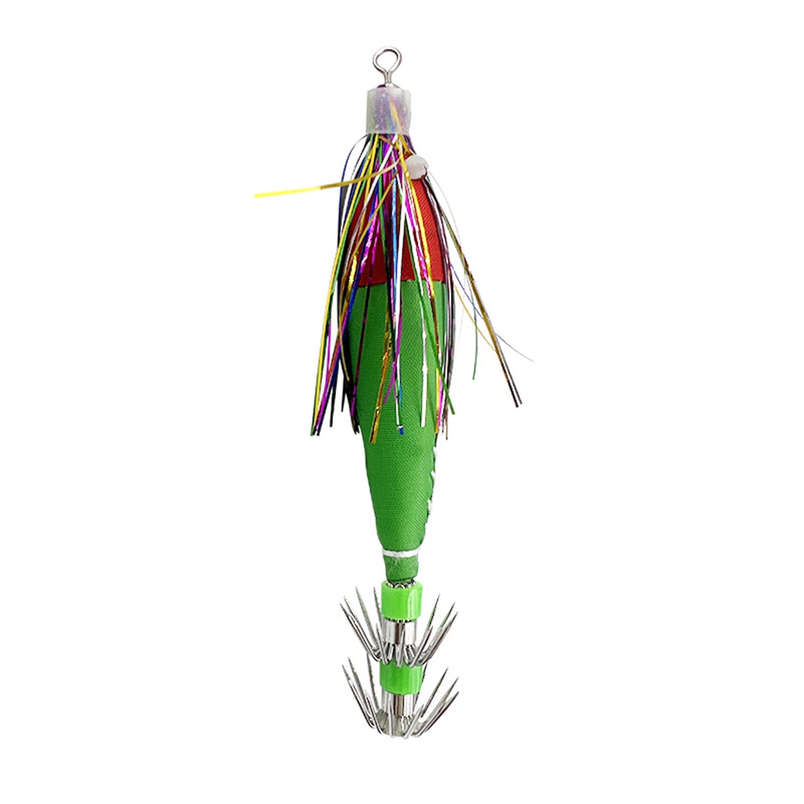 Glows Squid Jigs Lures Cuttlefish Sleeve Squid Jigs Baits Night Fishing ...