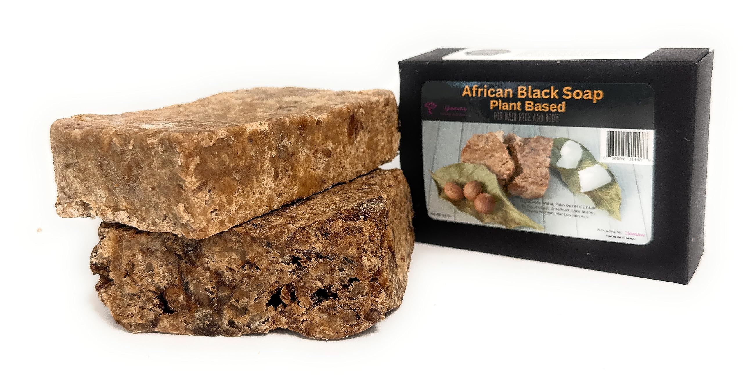 Glowsavy Authentic African Black DPF11 Soap Bar: Skincare - Plant-based ...