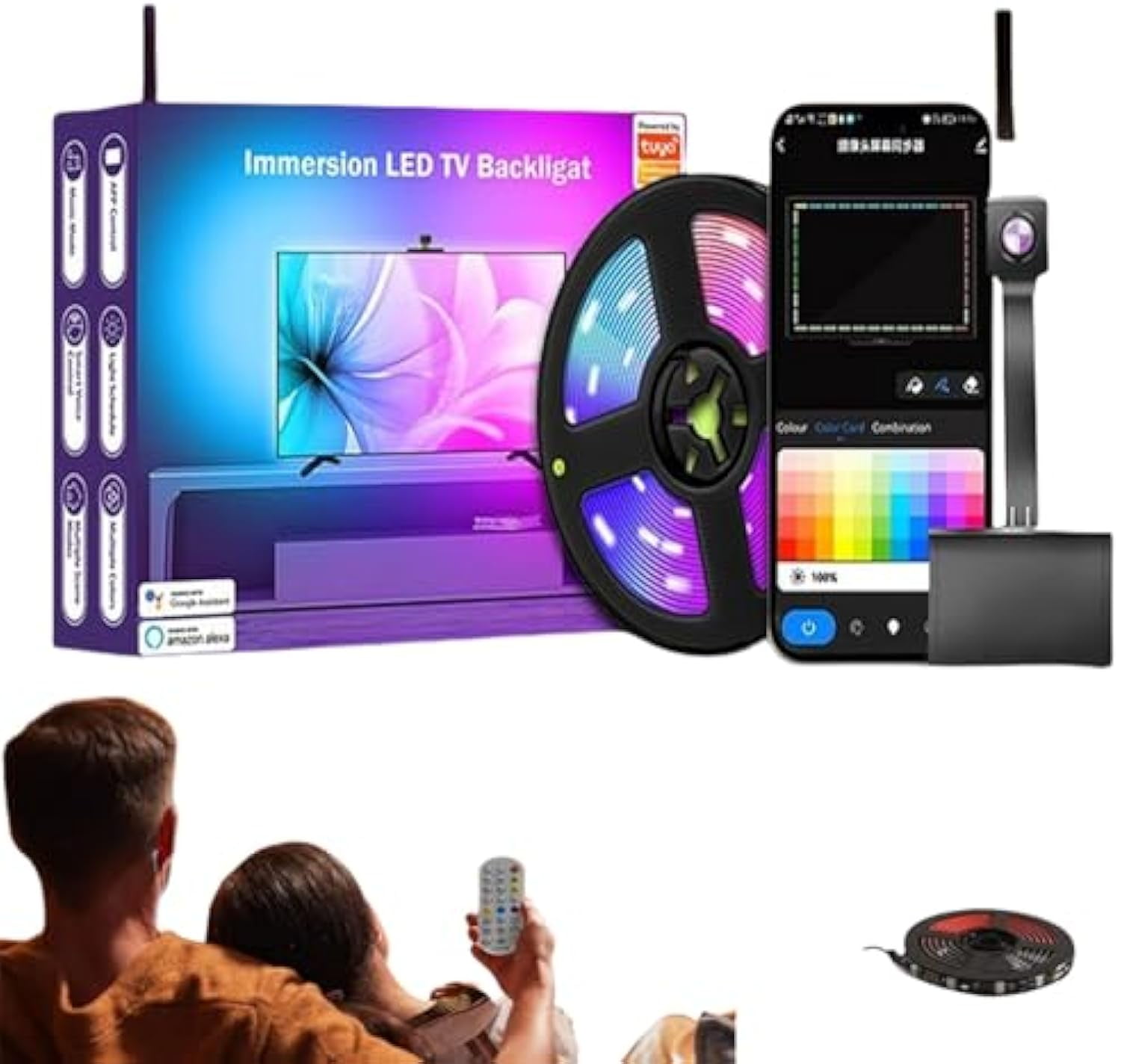 Glowsync HD – Smart LED TV Backlight Strip with Real-Time Screen Sync ...