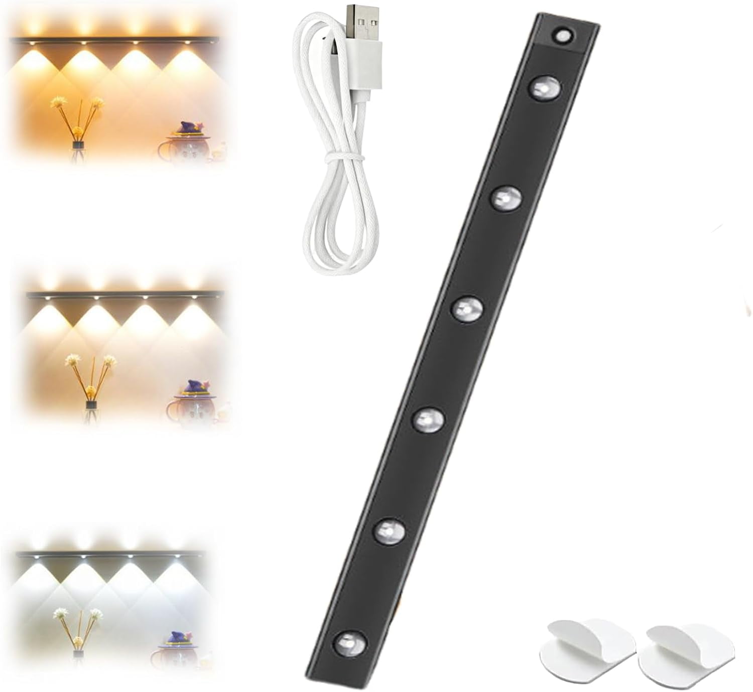 Glowtrack Motion Lights Rechargeable Under Cabinet Lighting Wireless ...