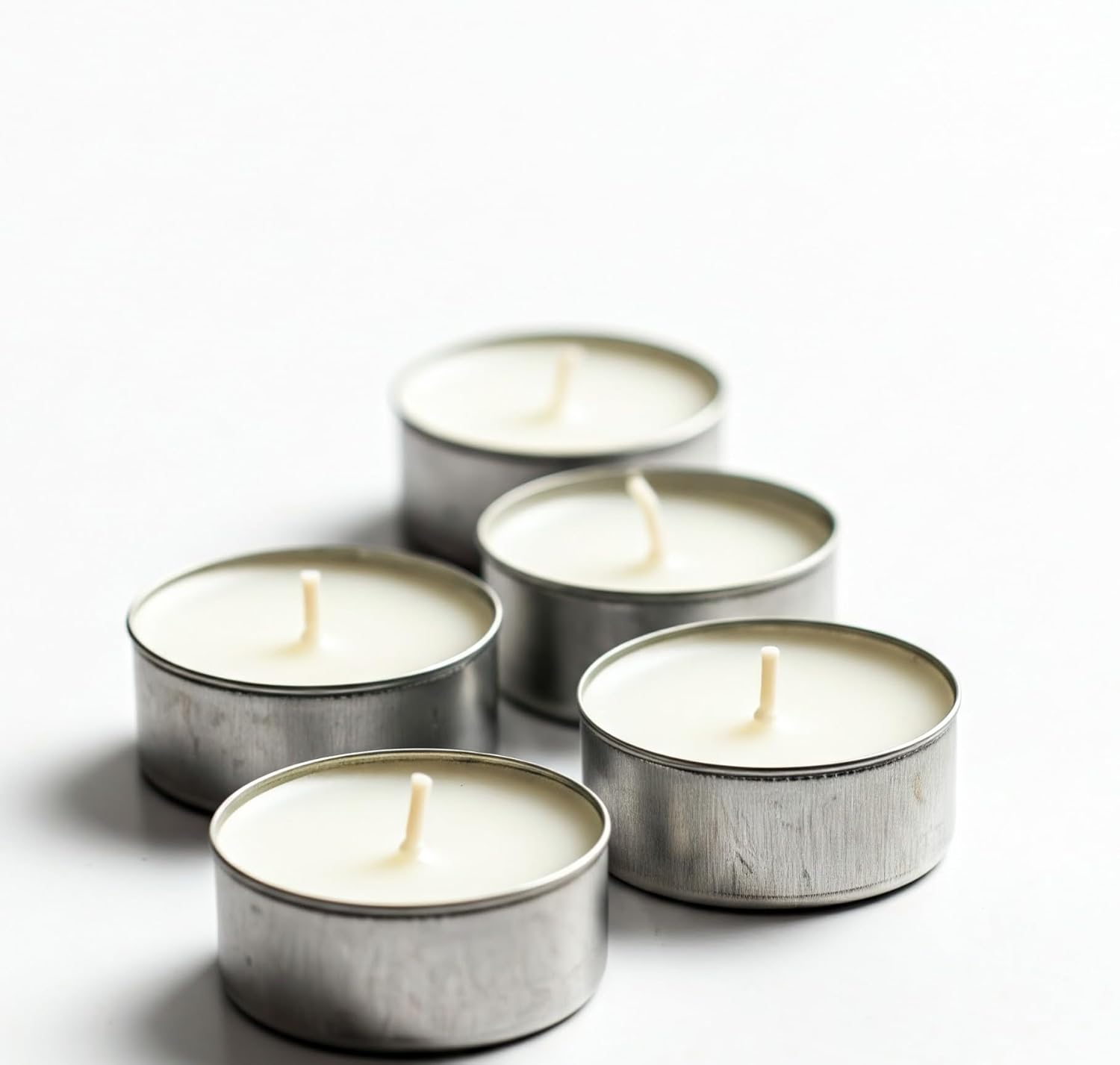 Glowzing Tea Light Candle Cups with Wicks 100Piece Set A Complete DIY ...