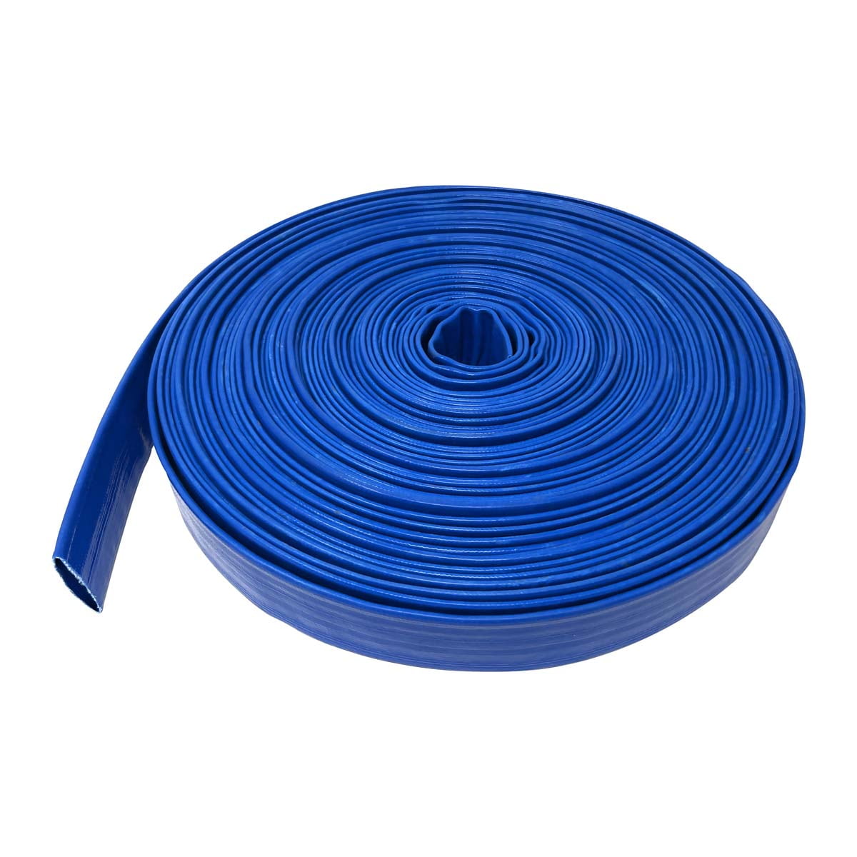Gloxco Blue PVC Discharge Hose, 1" ID, 100 Ft, 85 PSI for Water ...