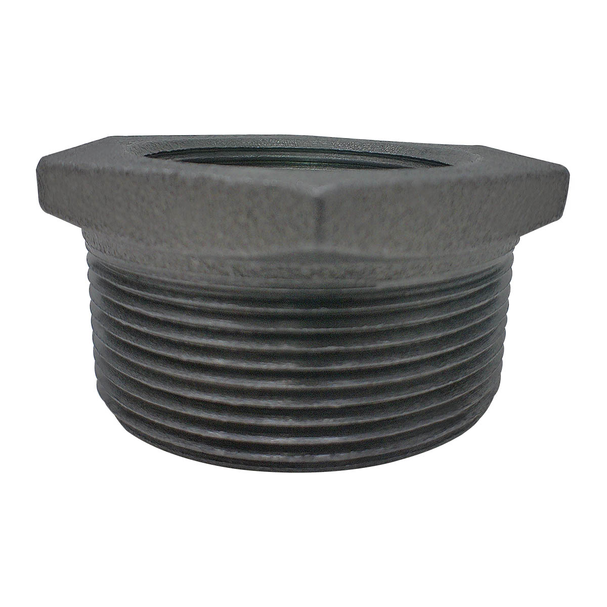 Gloxco 2" x 1-1/2" Pipe Fitting, Hex Bushing, 2" Male NPT x 1-1/2 ...