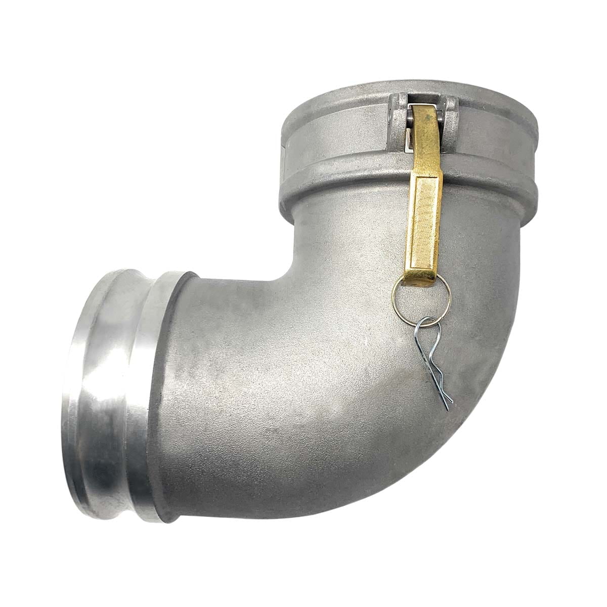 Gloxco Aluminum Type DA Cam and Groove Hose Fitting, 90 Degree Elbow, 6 ...