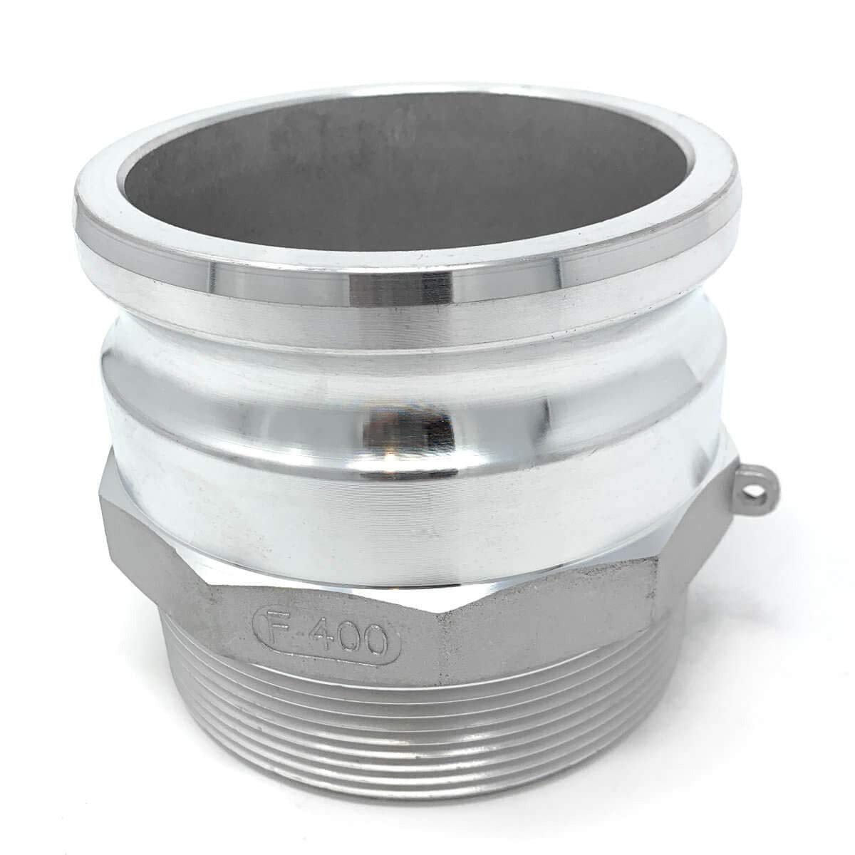 Stainless Steel Type F 6" Male Camlock Adapter X 6" Male NPT (CAM -60-F ...