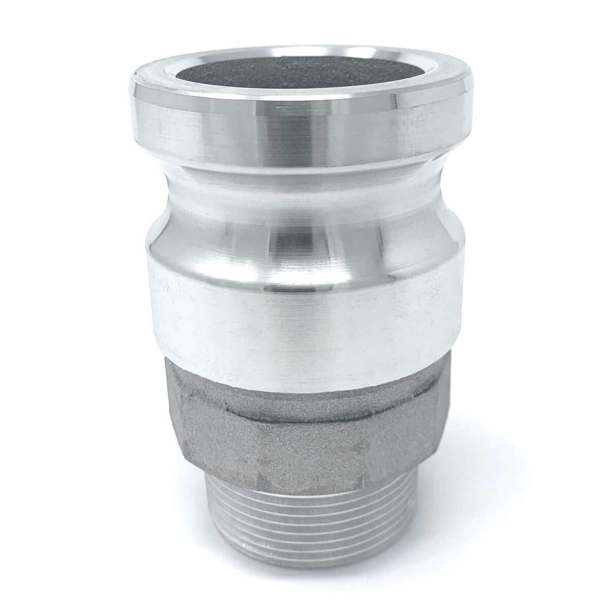 Gloxco Aluminum Type F Cam and Groove Reducer, 2" Male Camlock Adapter ...