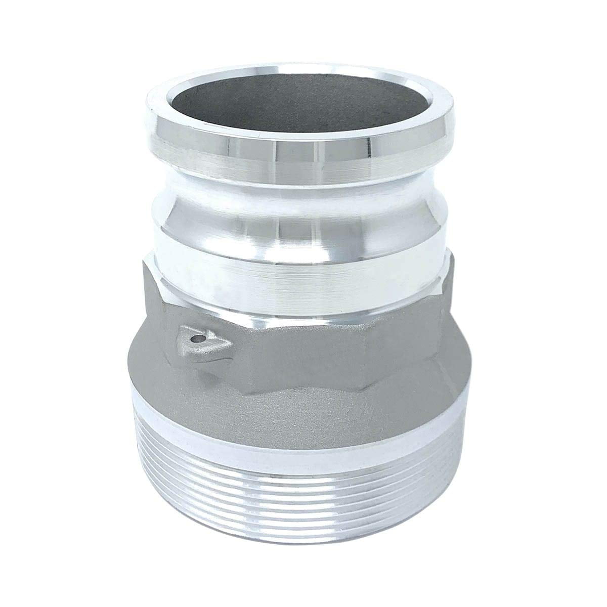 Gloxco Aluminum Type F Cam and Groove Reducer, 3″ Male Camlock Adapter ...