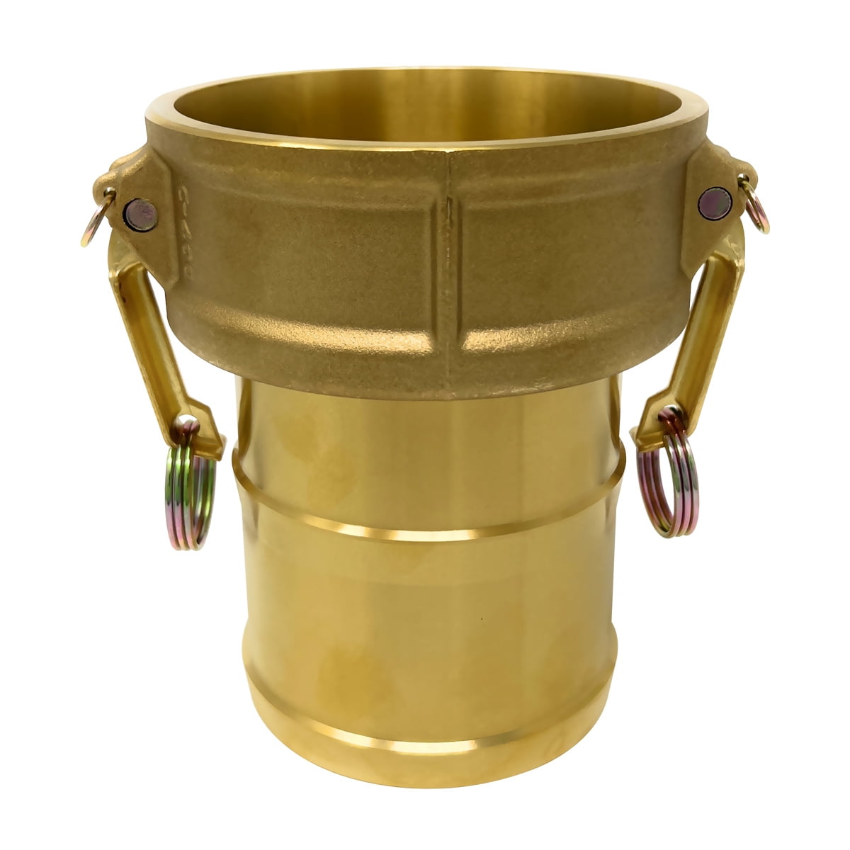 Gloxco Brass Type C Cam and Groove Hose Fitting, 3" Female Camlock x 3 ...