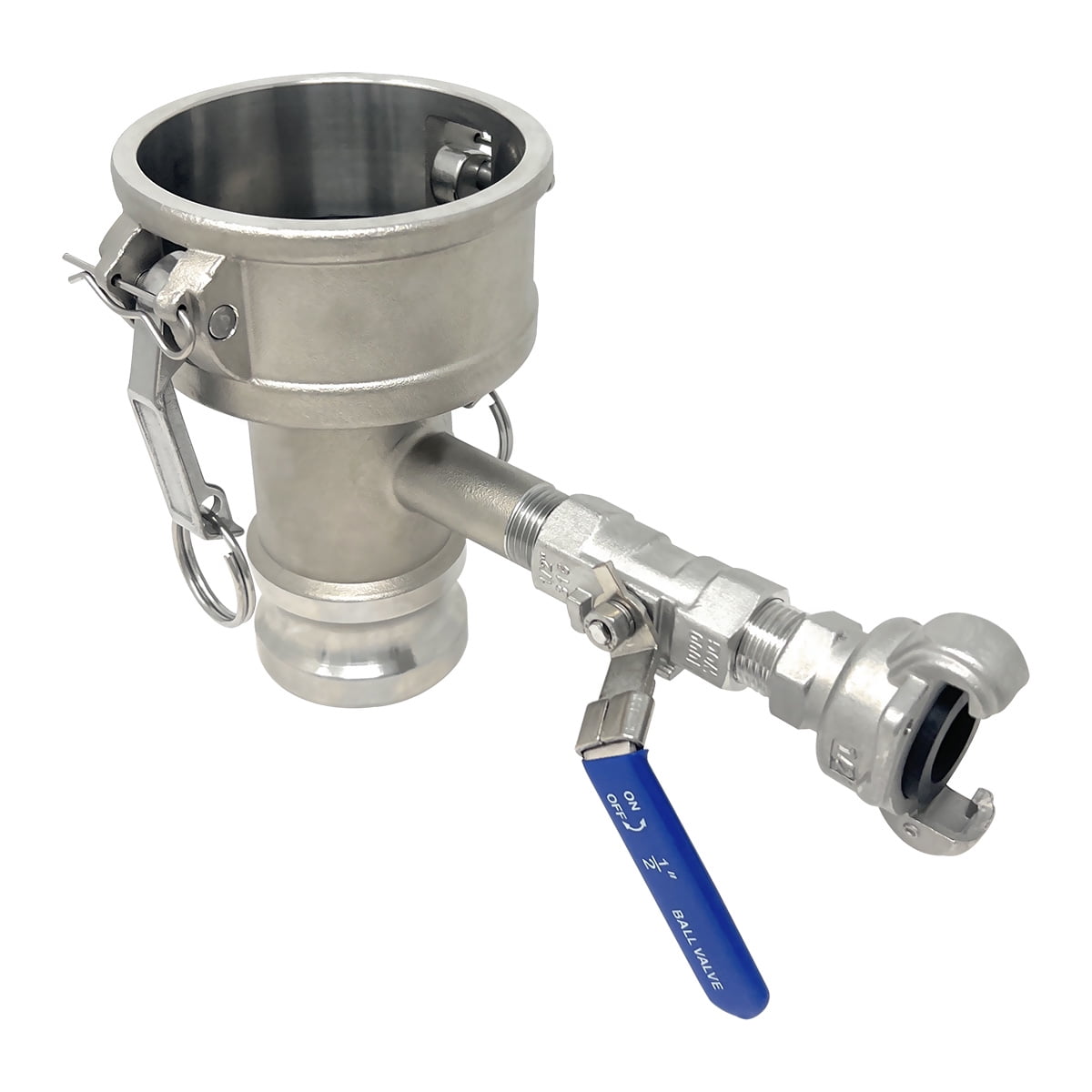 Gloxco Cam and Groove Fitting, Type DA with 1/2" Blowdown Assembly ...