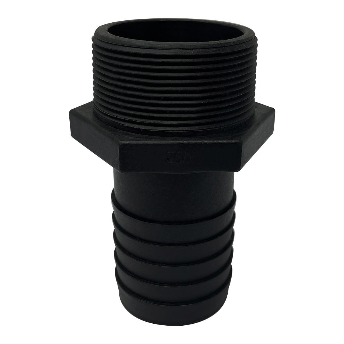 Gloxco Combination (KC) Nipple Fitting, 2″ Hose Shank x 2″ Male NPT ...