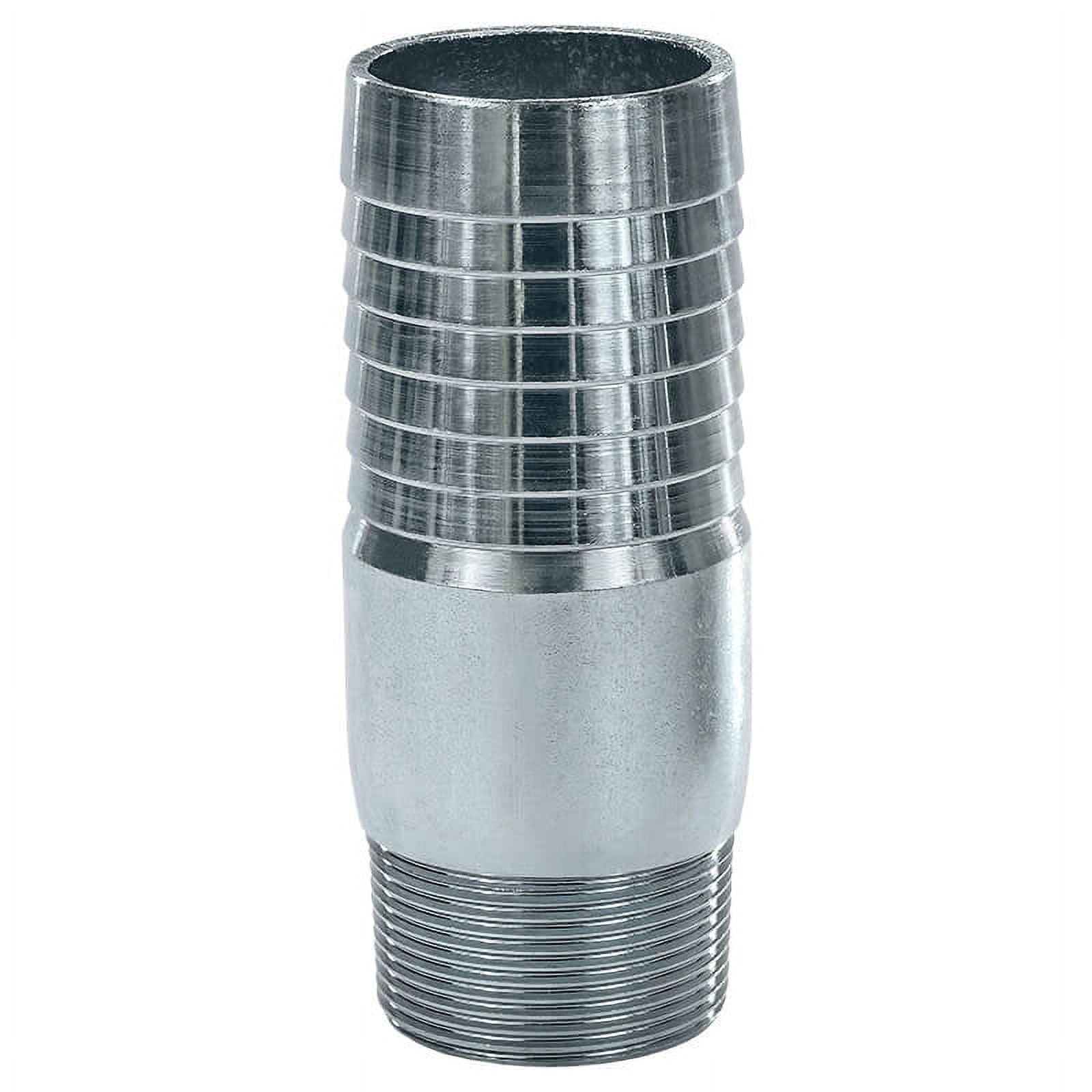 Gloxco Combination (KC) Nipple Fitting, Reducer, 1-1/2″ Hose Shank x 2 ...