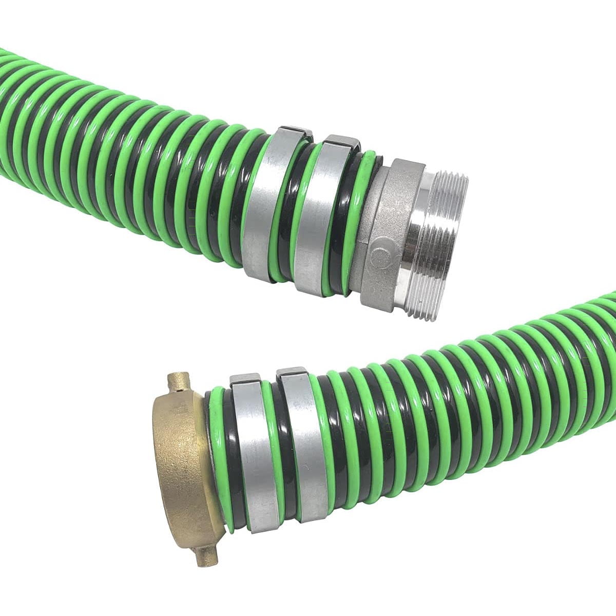 Gloxco Heavy Duty EPDM All Weather Suction Hose Assembly, Black Tube ...