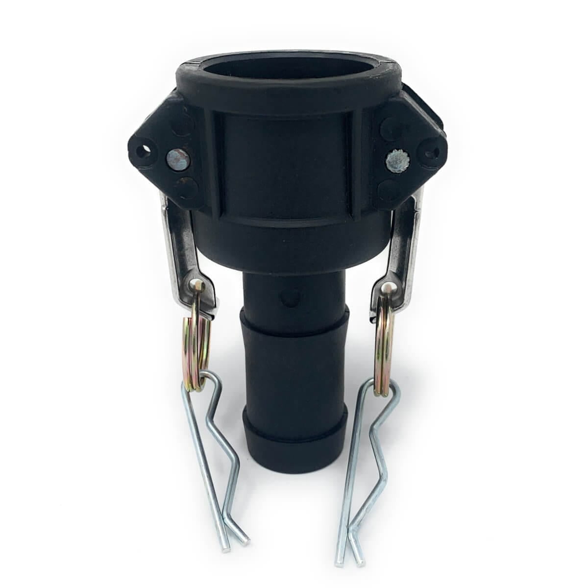 Gloxco Poly Cam Lock Fitting, Type C, 1" Female Camlock x 1" Hose Shank ...