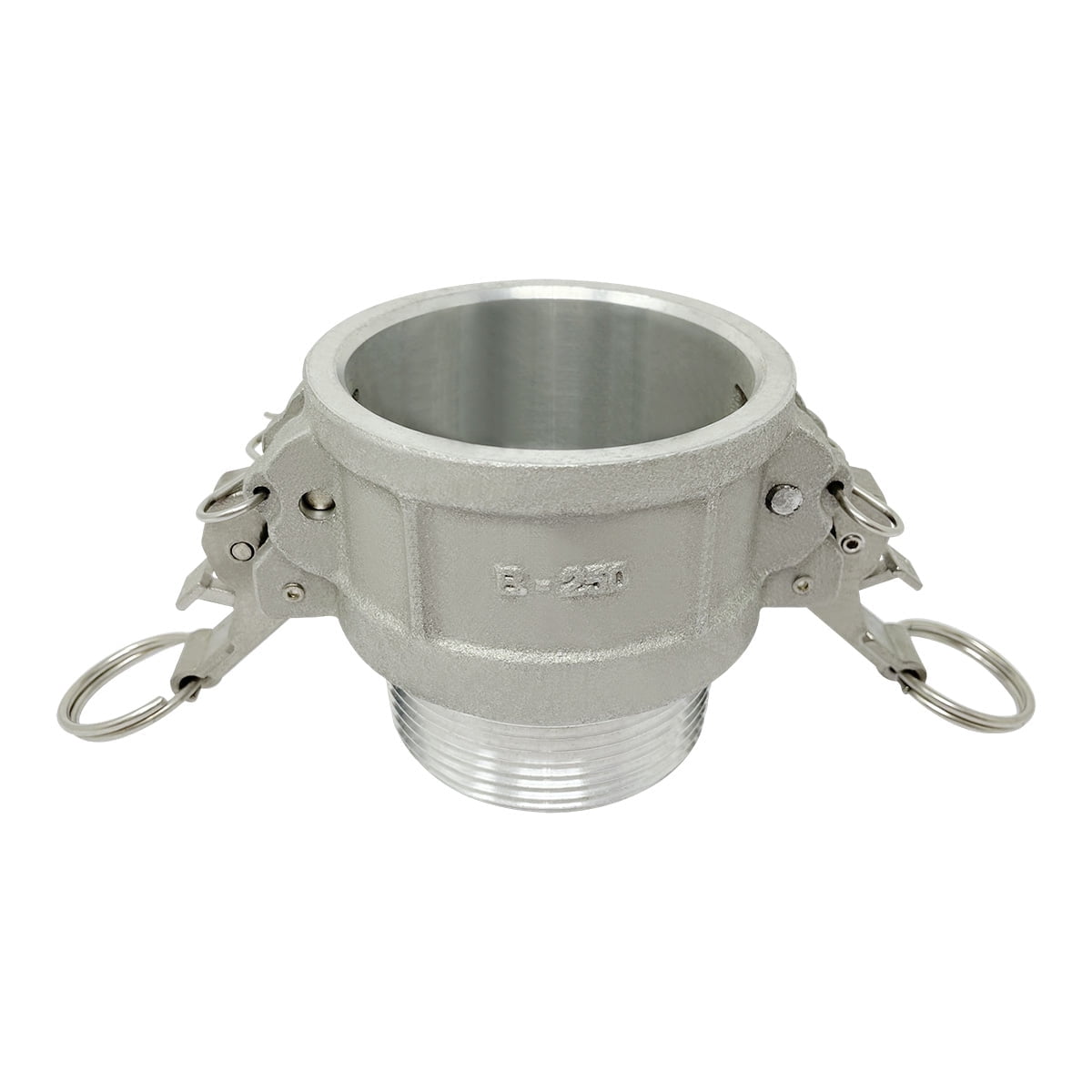 Gloxco Self Locking Camlock Fitting, Type B, Aluminum, 2-1/2" Female ...