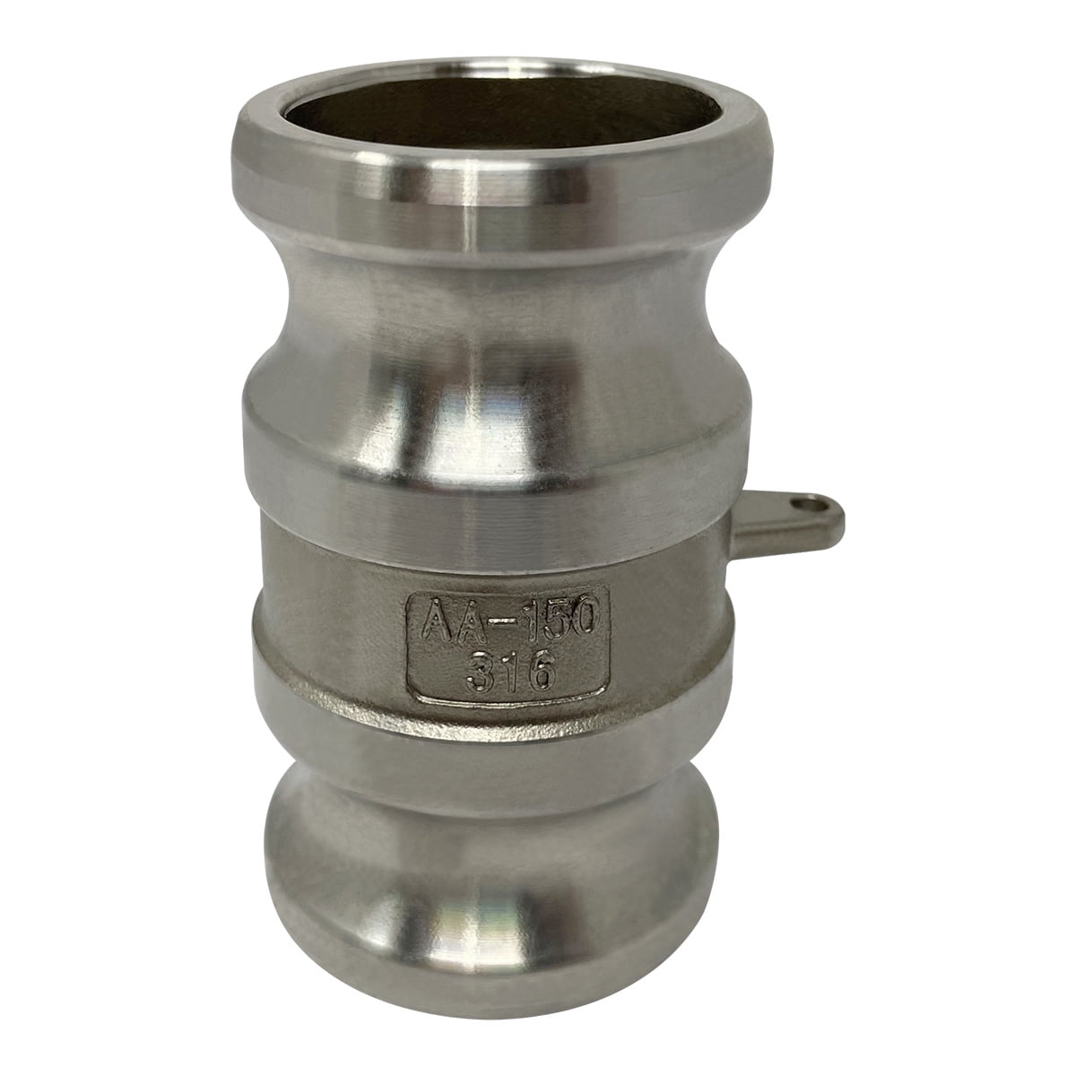 Gloxco Stainless Steel Type AA Cam and Groove Spool Adapter, 1-1/2 ...