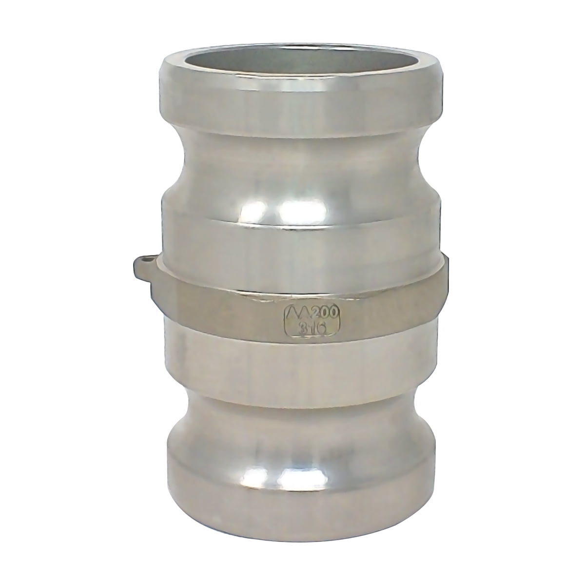 Gloxco Stainless Steel Type AA Cam and Groove Spool Adapter, 2" Male ...