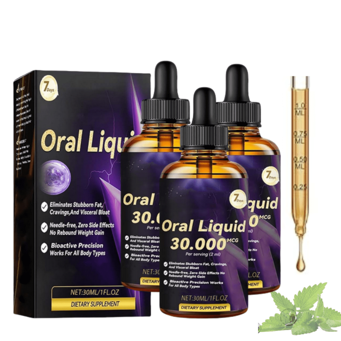 Glp-1 Liquid, Professional Glp-1 Drops Effectively Relieves Burden ...