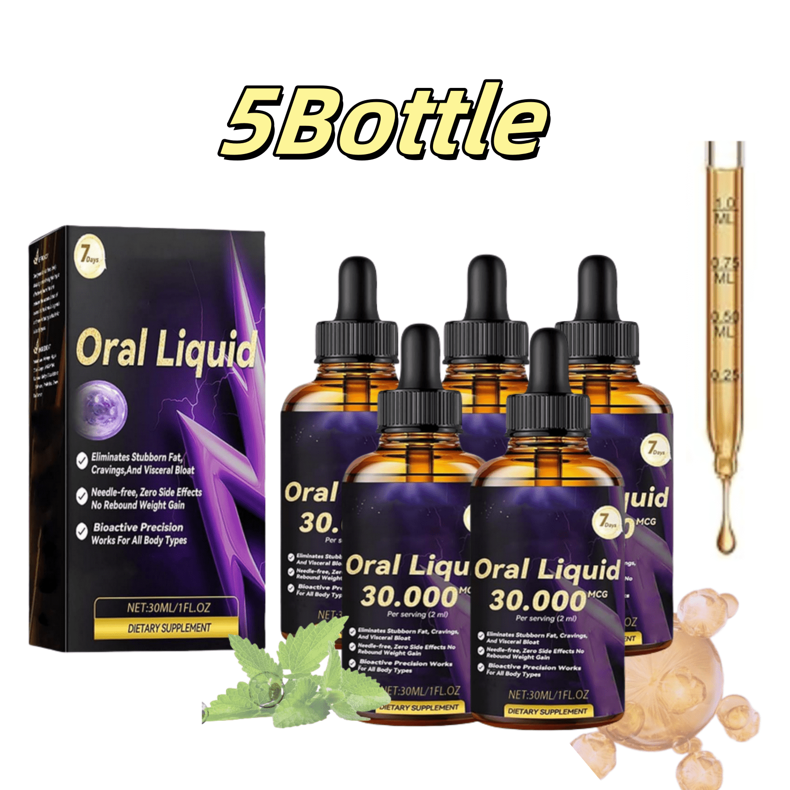 Glp-1 Liquid, Professional Glp-1 Drops Effectively Relieves Burden ...