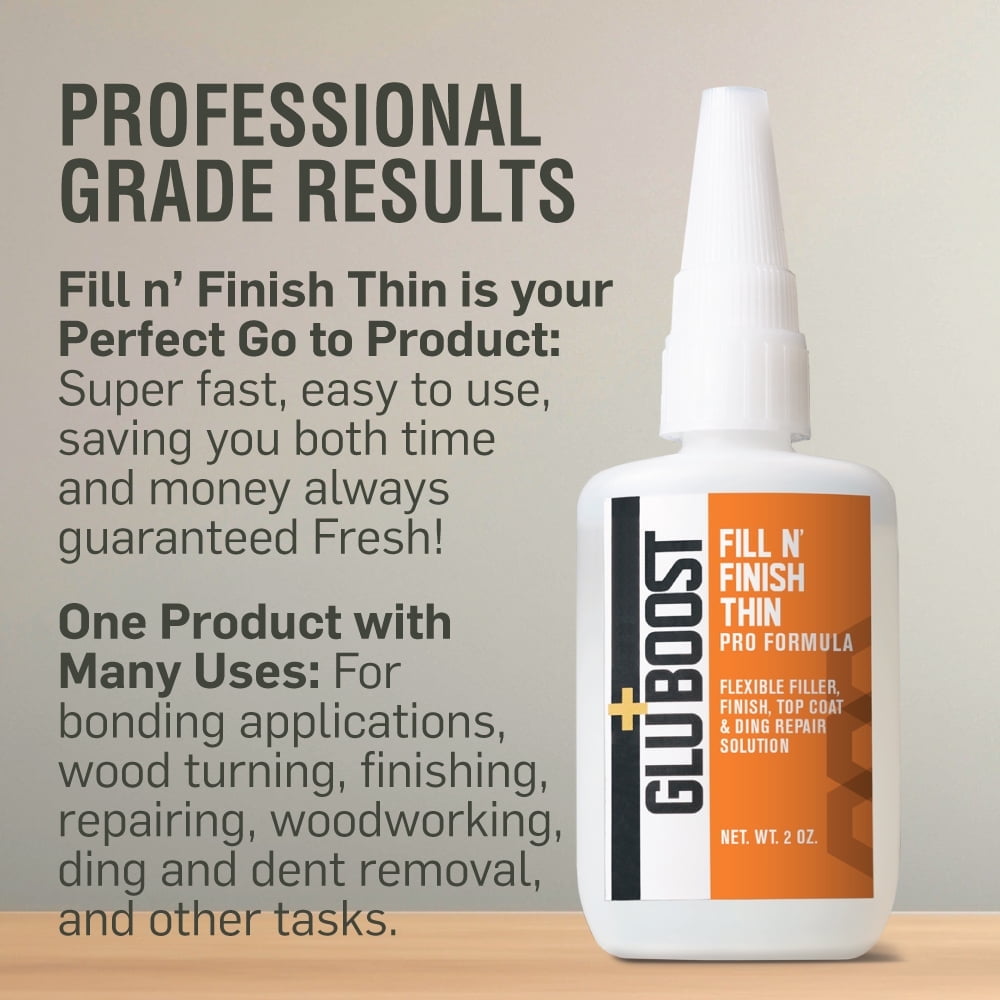 GluBoost Fill and Finish Thin Clear Pore Filler (LT-1132-000) | Clear ...