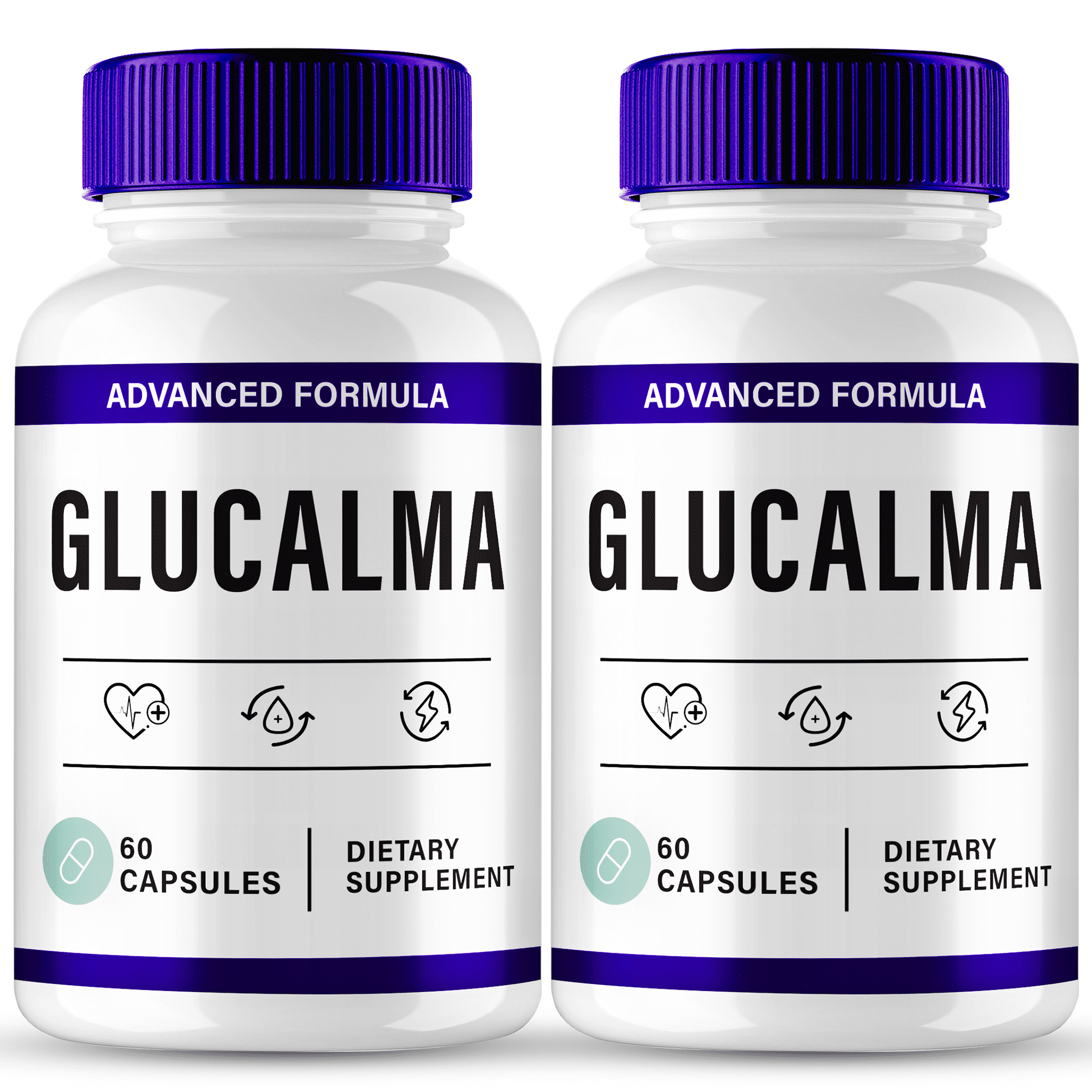 Glucalma Capsules, Premium Glucalma Advanced Blood Formula Supplement ...