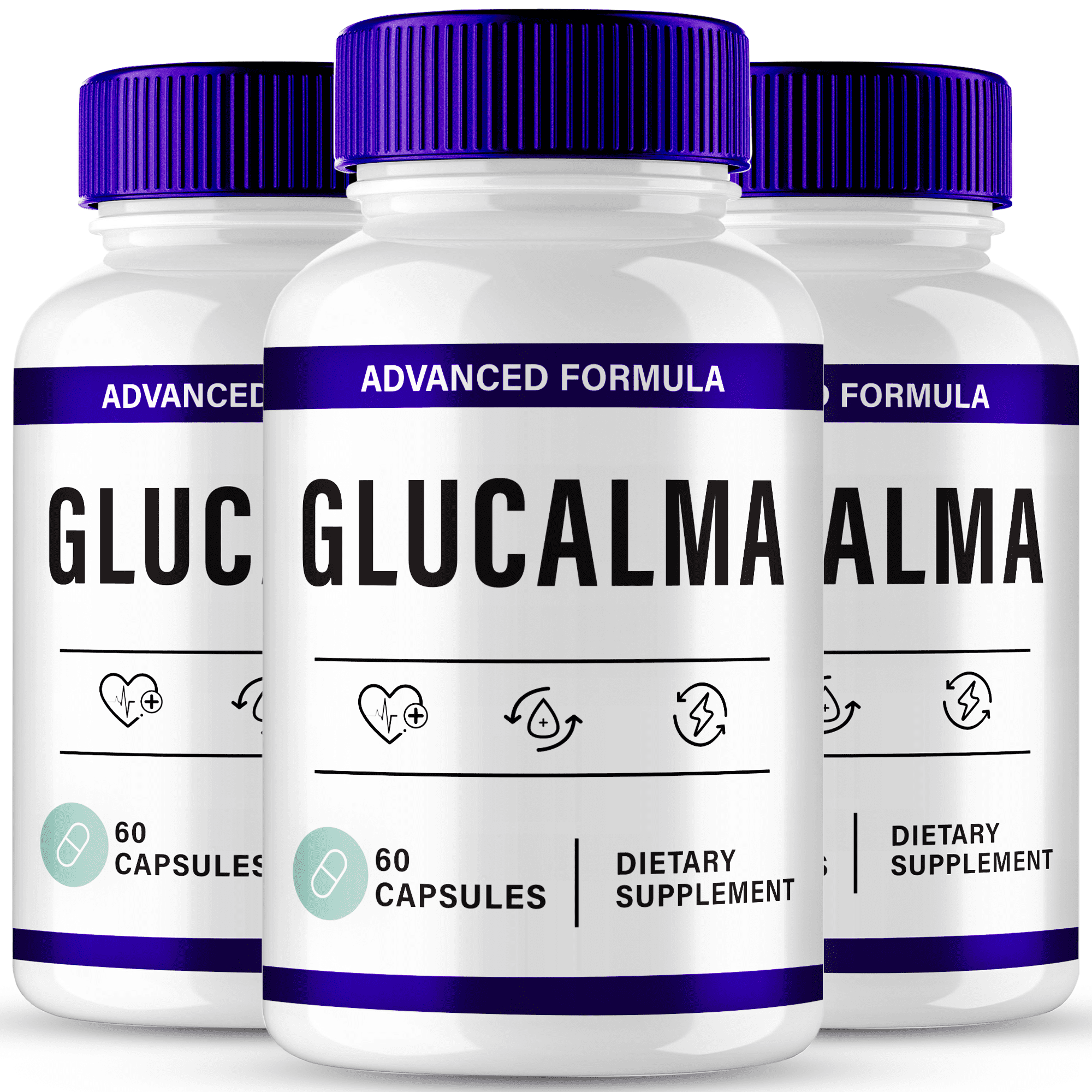Glucalma Capsules, Premium Glucalma Advanced Blood Formula Supplement ...
