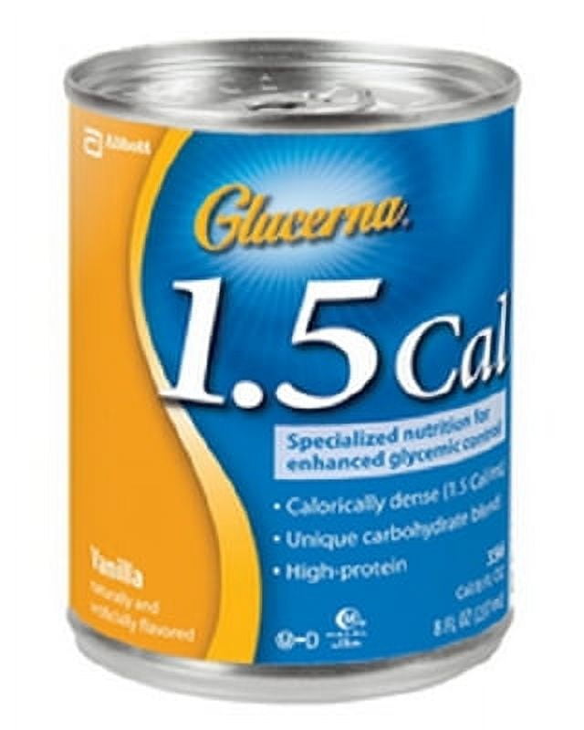 Abbott Glucerna 1.5 Cal Vanilla Diabetic Drink, Therapeutic Nutrition ...