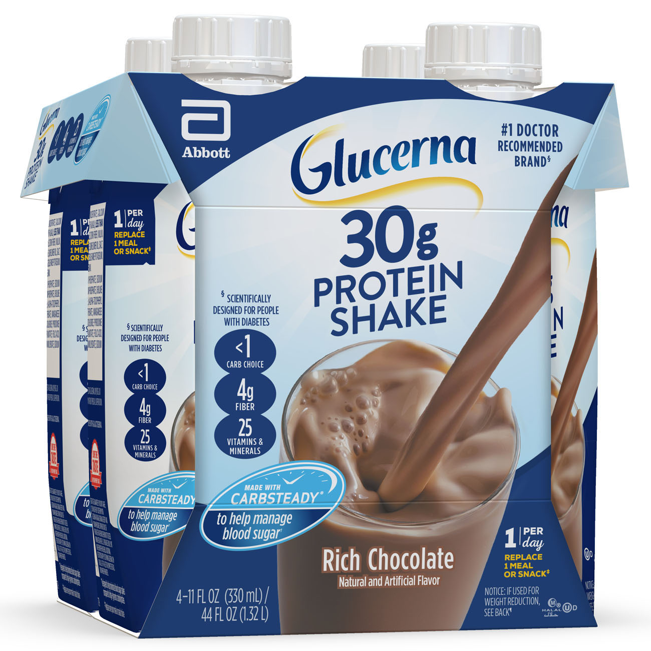 Ensure Max Protein Nutrition Shake, Milk Chocolate, 11 fl oz, 4 Count ...