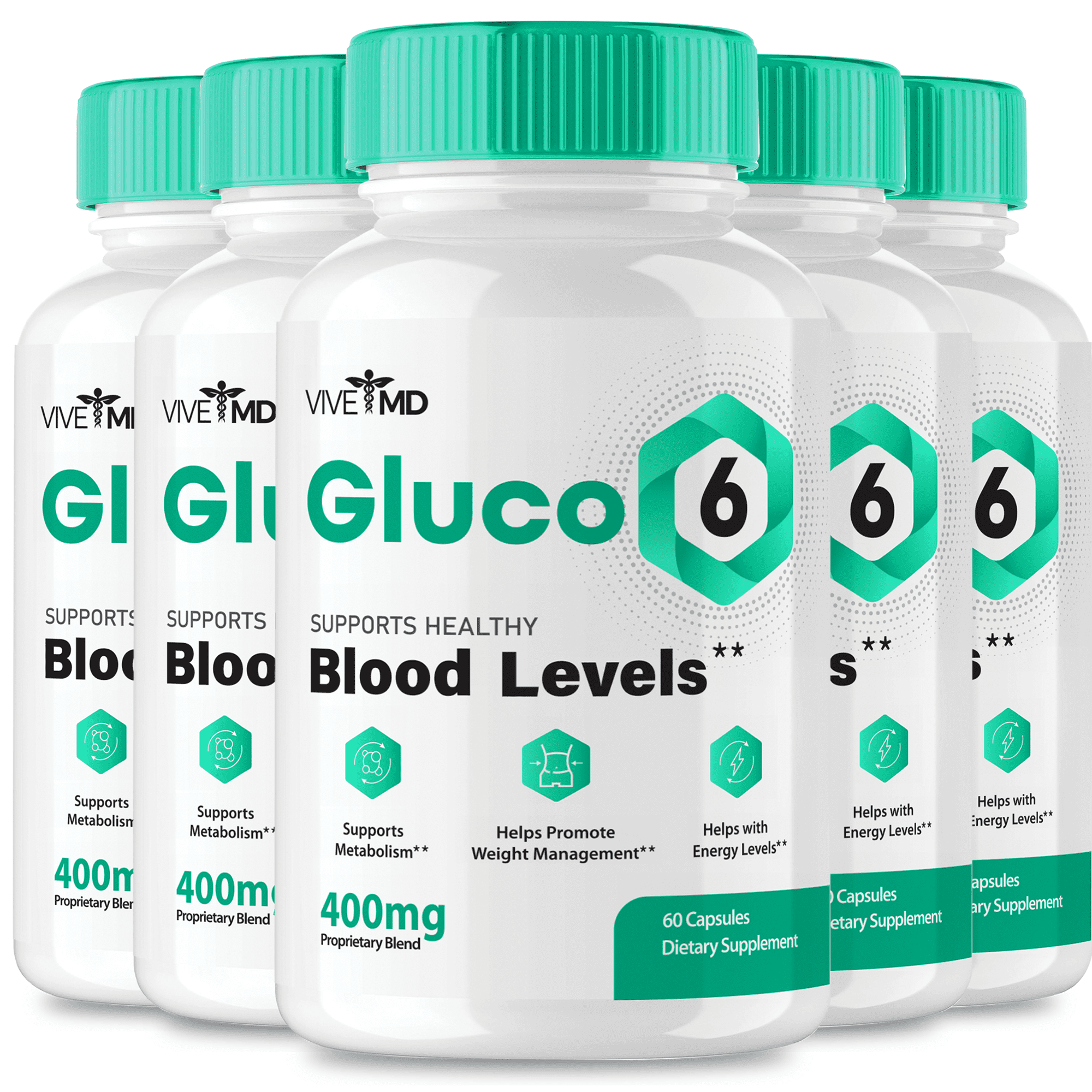Gluco 6 Blood Balance Supplement Optimal Blood Balance Capsules Dietary ...