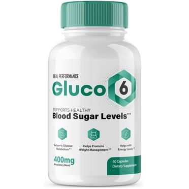 (2 Pack) Gluco 6 - Advanced Glucose Diabetic Support & Blood Sugar ...