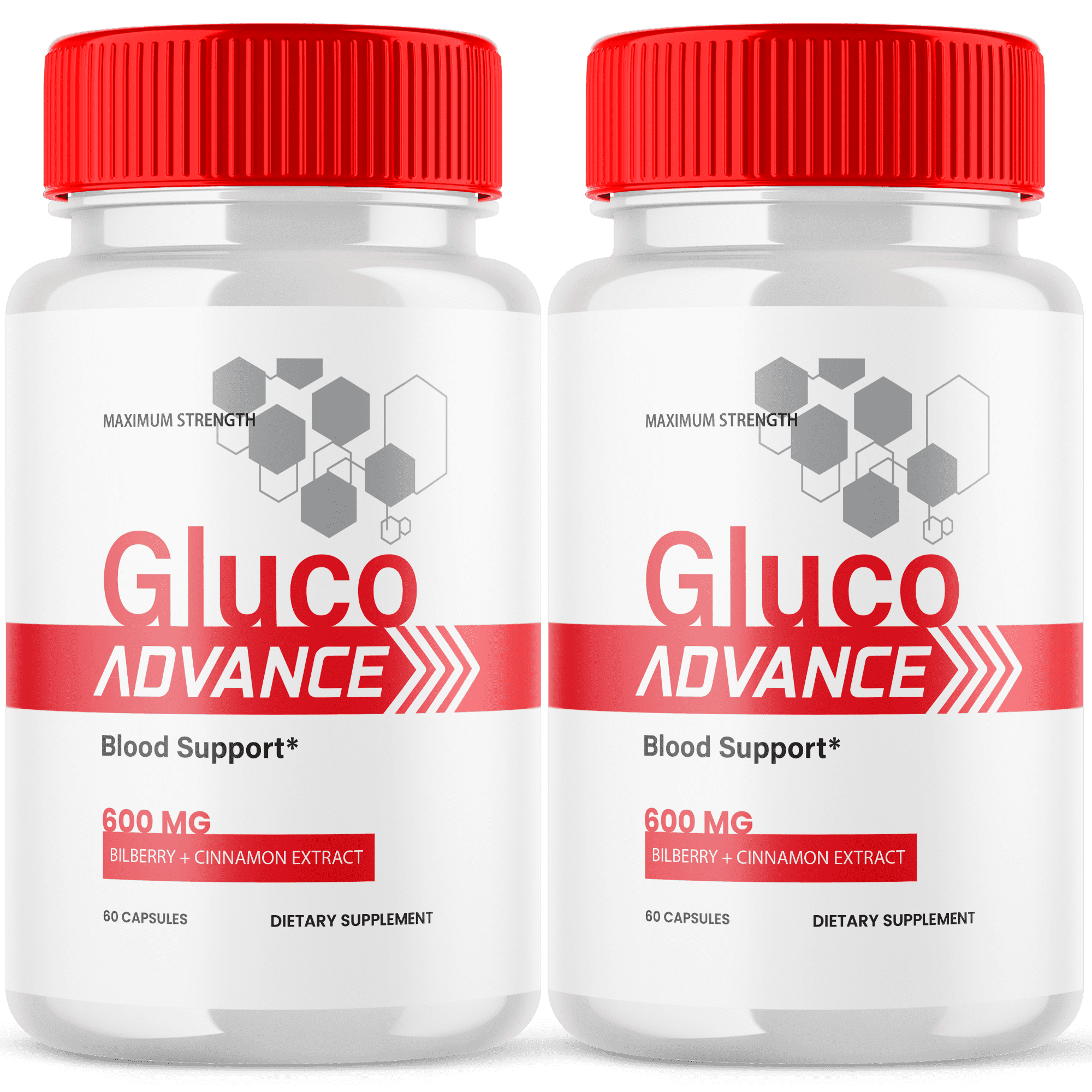 Gluco Advance Blood Balance Support Pills Advanced Formula Vitamin ...