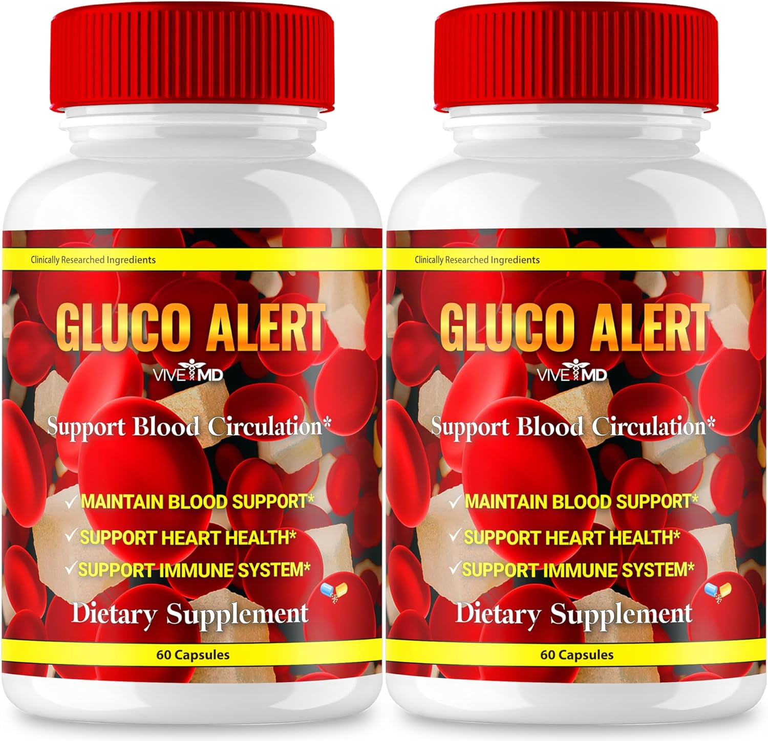 Gluco Alert Capsules Blood Formula Supplement, GlucoAlert Healthy Blood ...