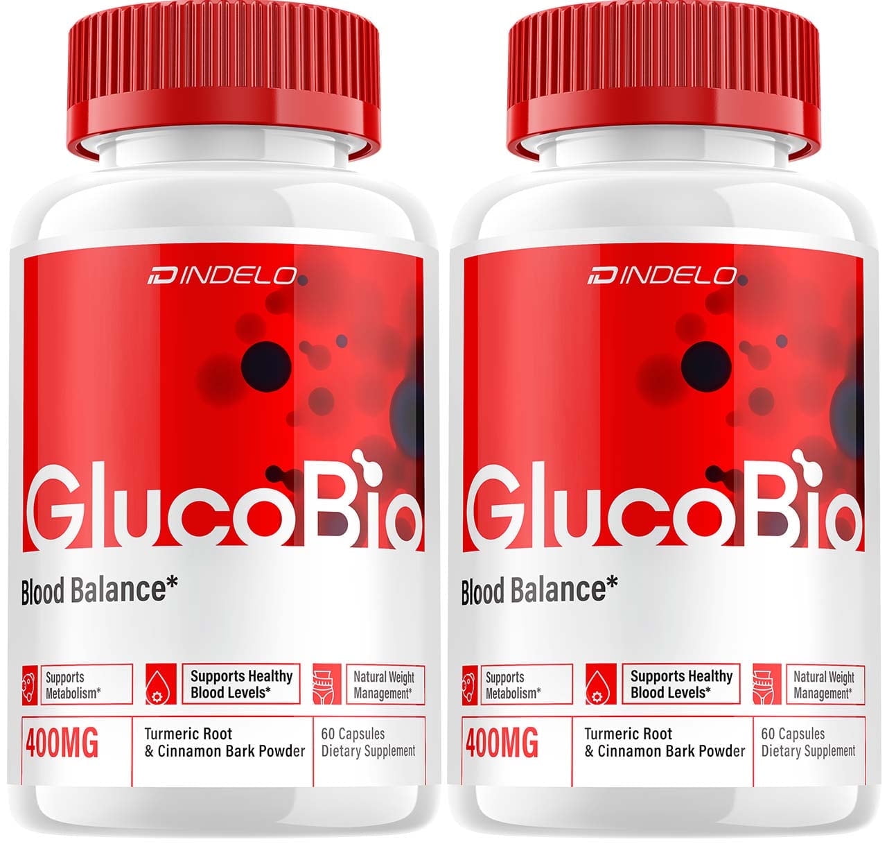 Gluco Bio Blood Support Capsules - GlucoBio Advanced Formula, 2 Pack ...