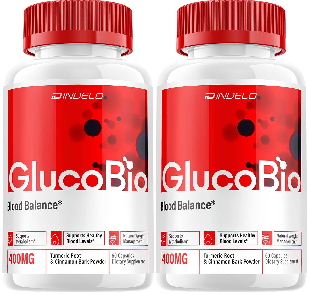 Gluco Bio Blood Support Capsules - GlucoBio Advanced Formula, 2 Pack ...