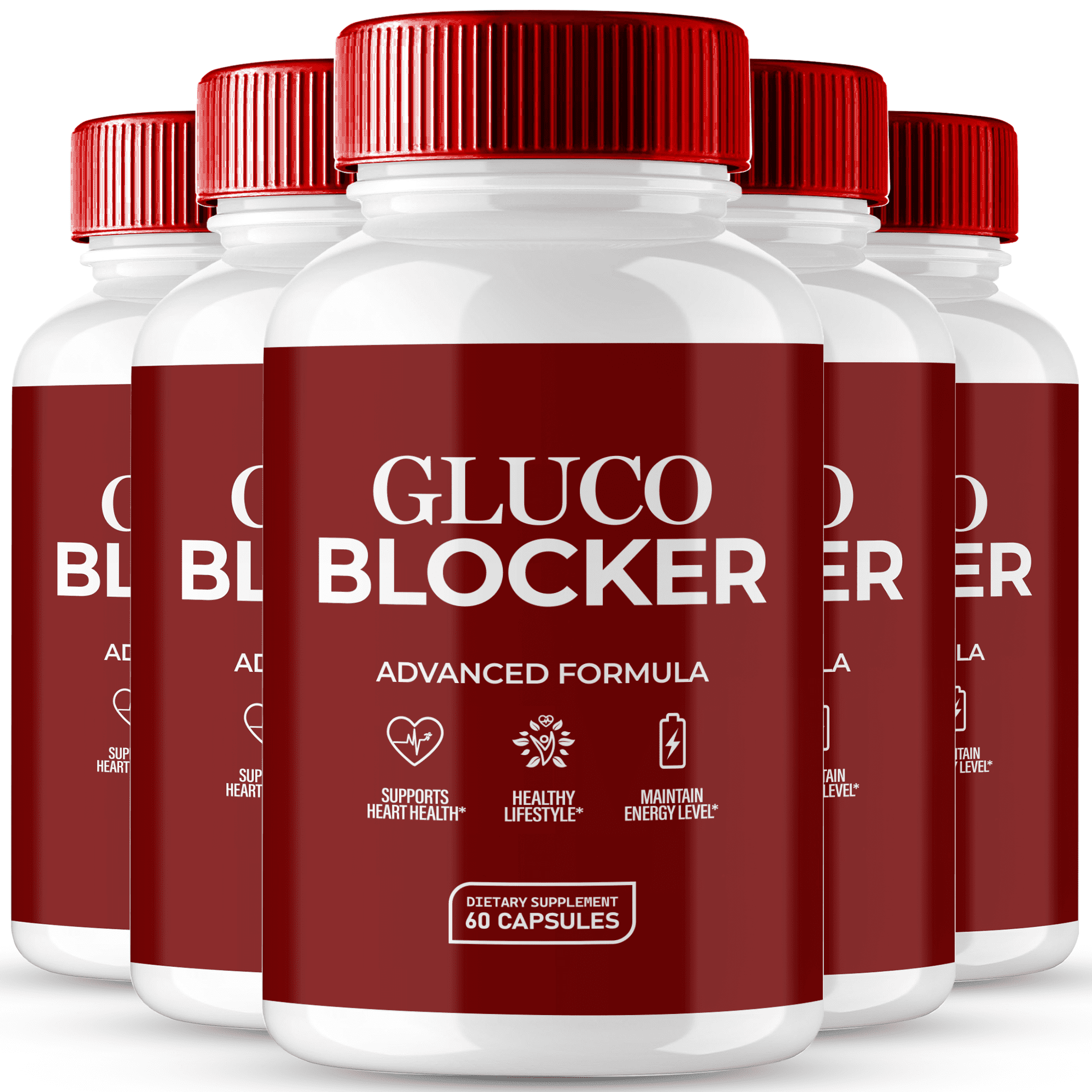 Gluco Blocker Capsules, GlucoBlocker Overall Health Supplement Pills ...