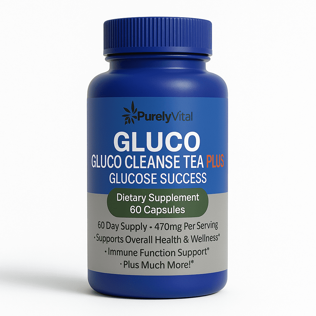 Gluco Cleanse Tea Plus Supplement – Blood Sugar Support & Detox – 300 ...