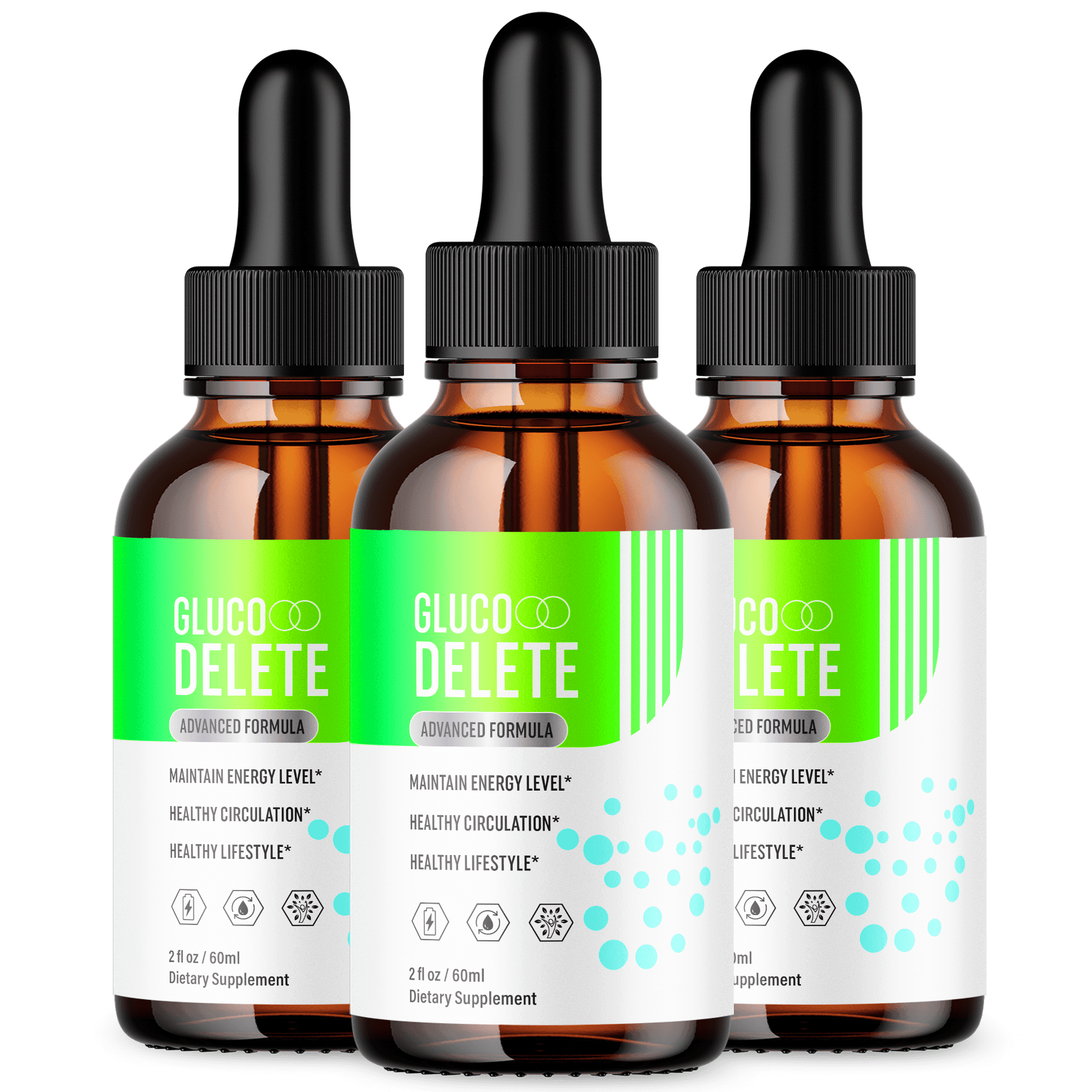 S.O LABS Gluco Delete Drops, Blood Support Supplement, 90 Servings ...