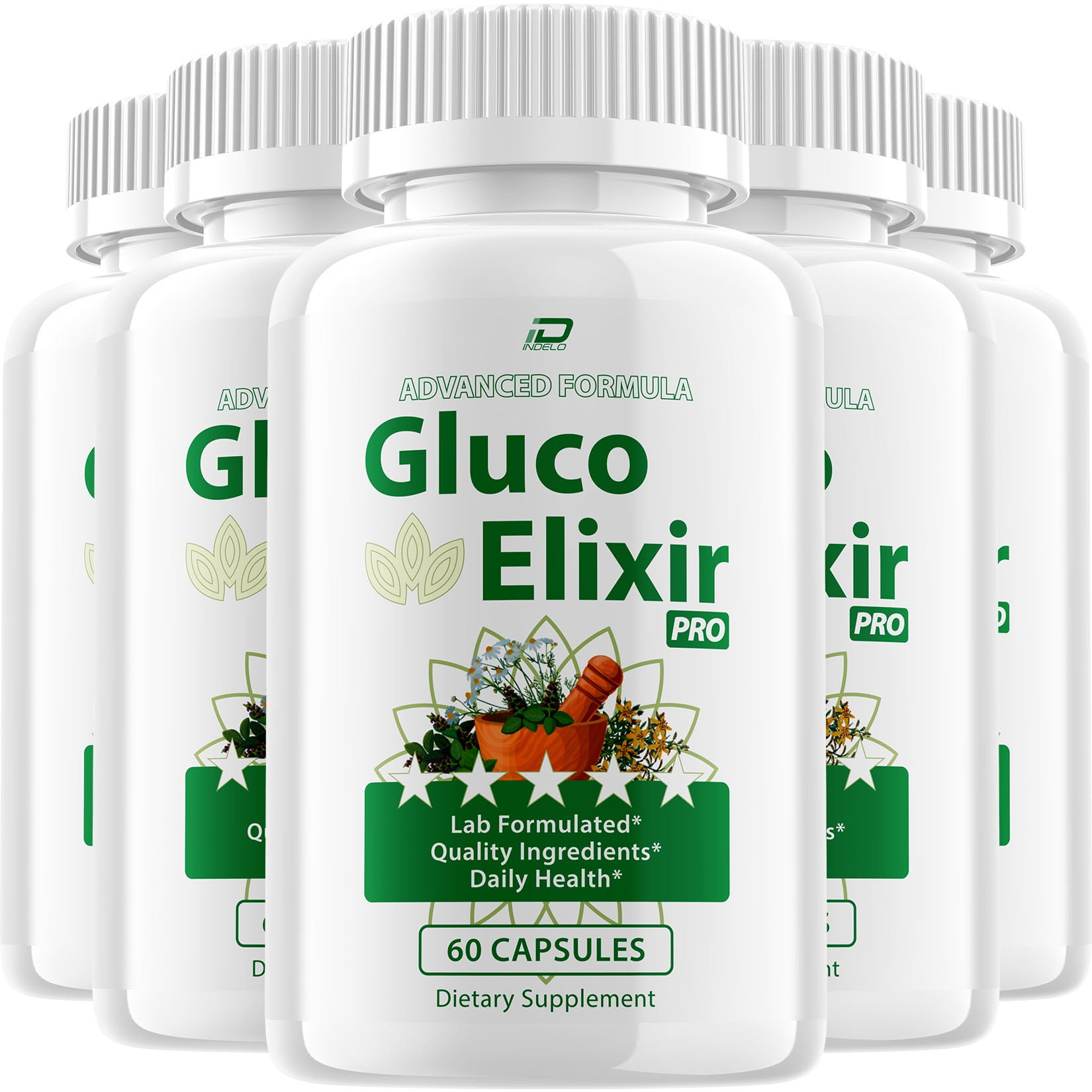 Gluco Elixir Capsules – GlucoElixir Natural Blend Glycogen Support, 5 ...