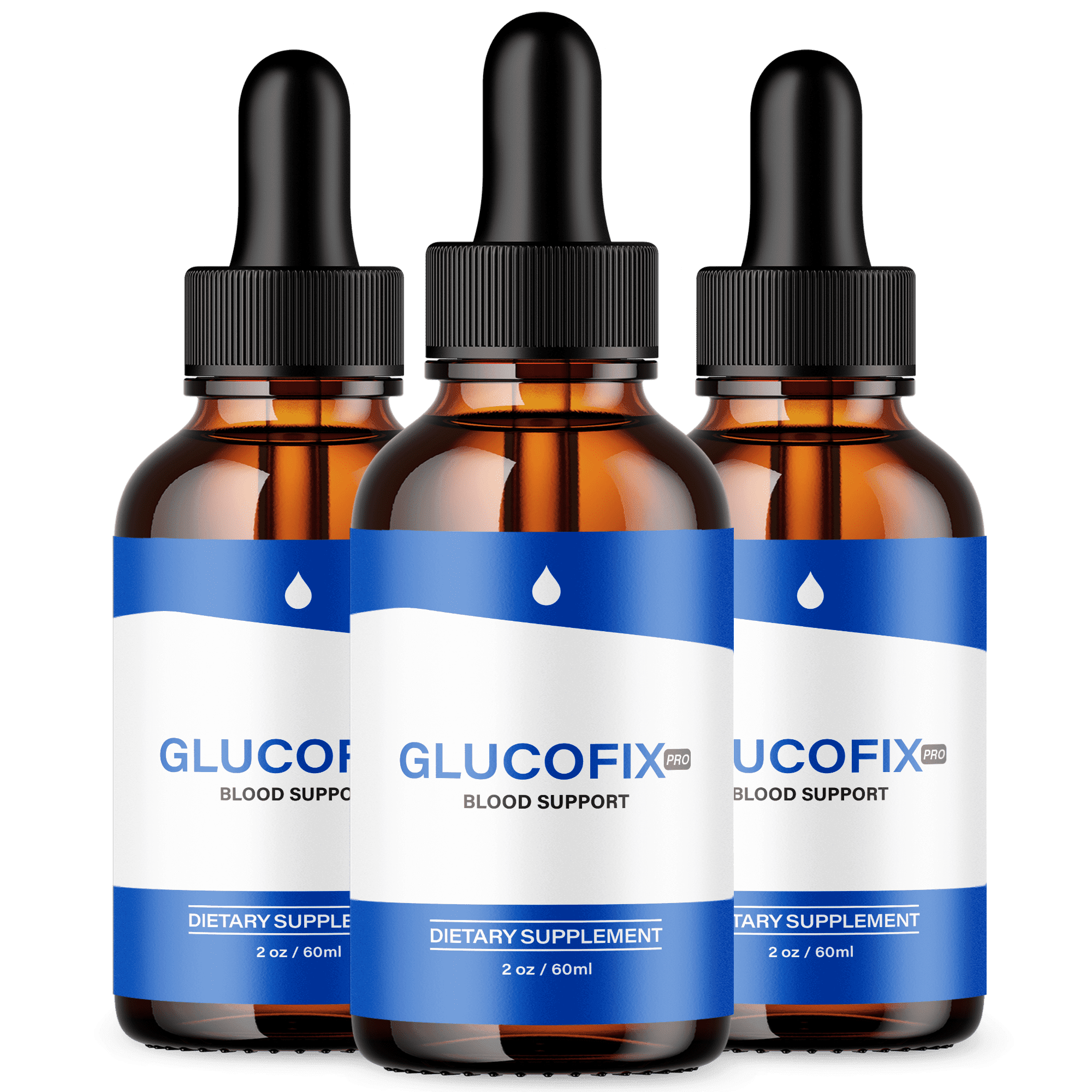 Gluco Fix Advanced Formula Drops Natural Support Supplement GlucoFix 90 ...