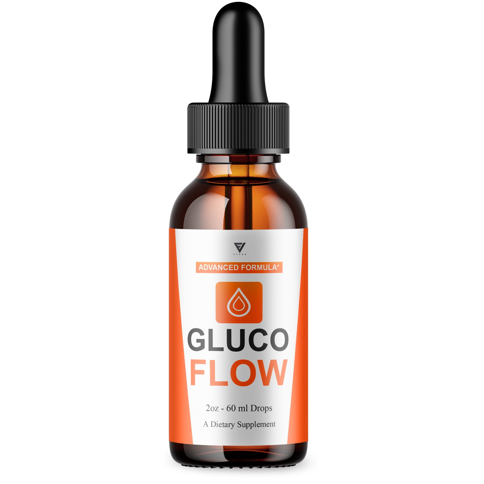 Gluco Flow Drops, GlucoFlow Blood Support Maximum Strength Formula (2oz ...