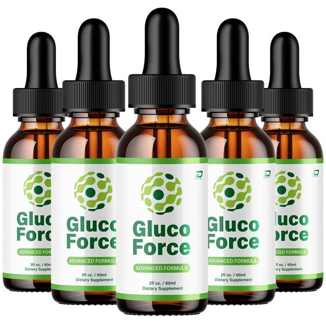 Gluco Force – Gluco Force Extra Strength All Natural Healthy Organic Support, 5 Pack, 5 Month ...