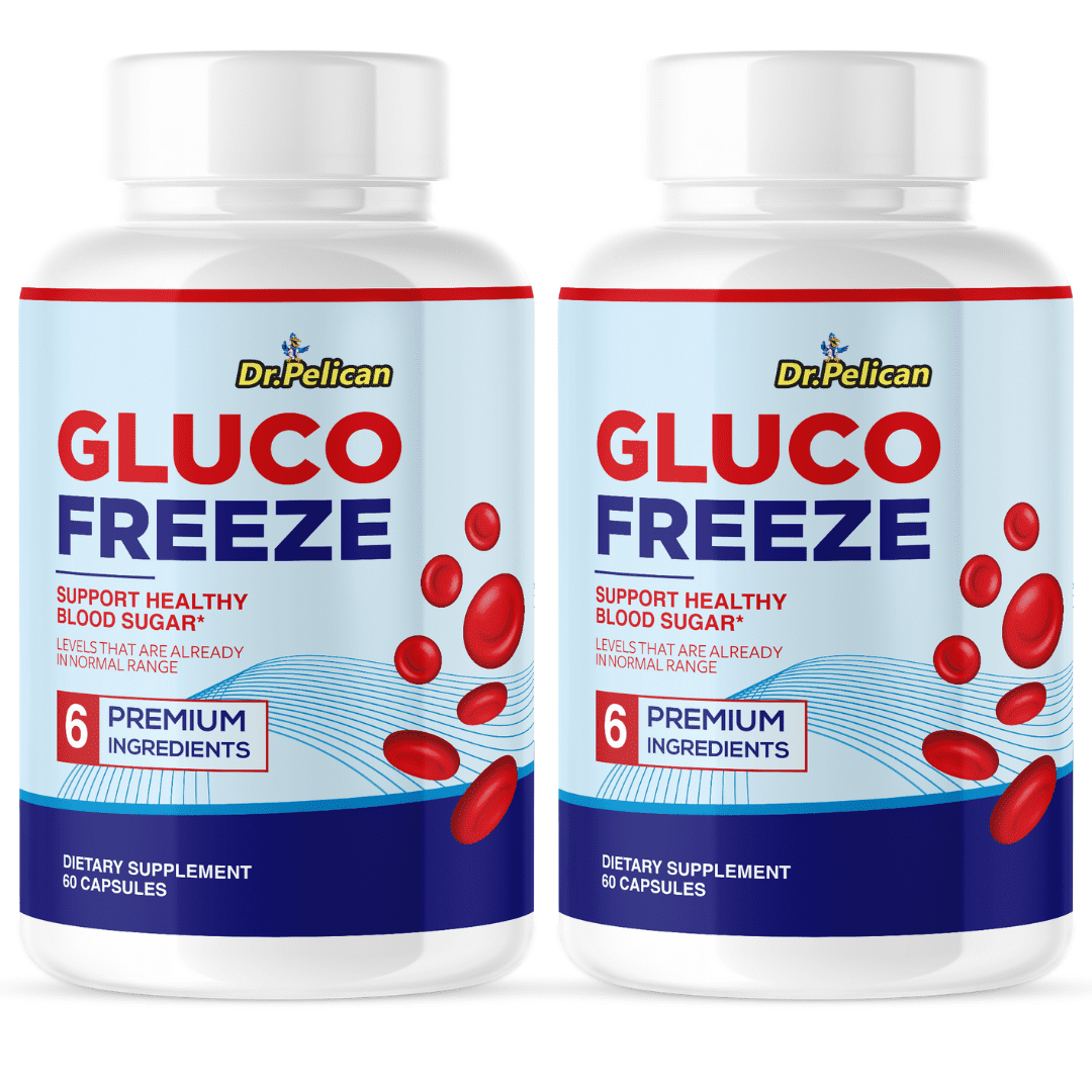 Gluco Freeze- Glucose/ Blood Sugar/ Energy- 2 Bottles- 120 Capsules- Dr ...