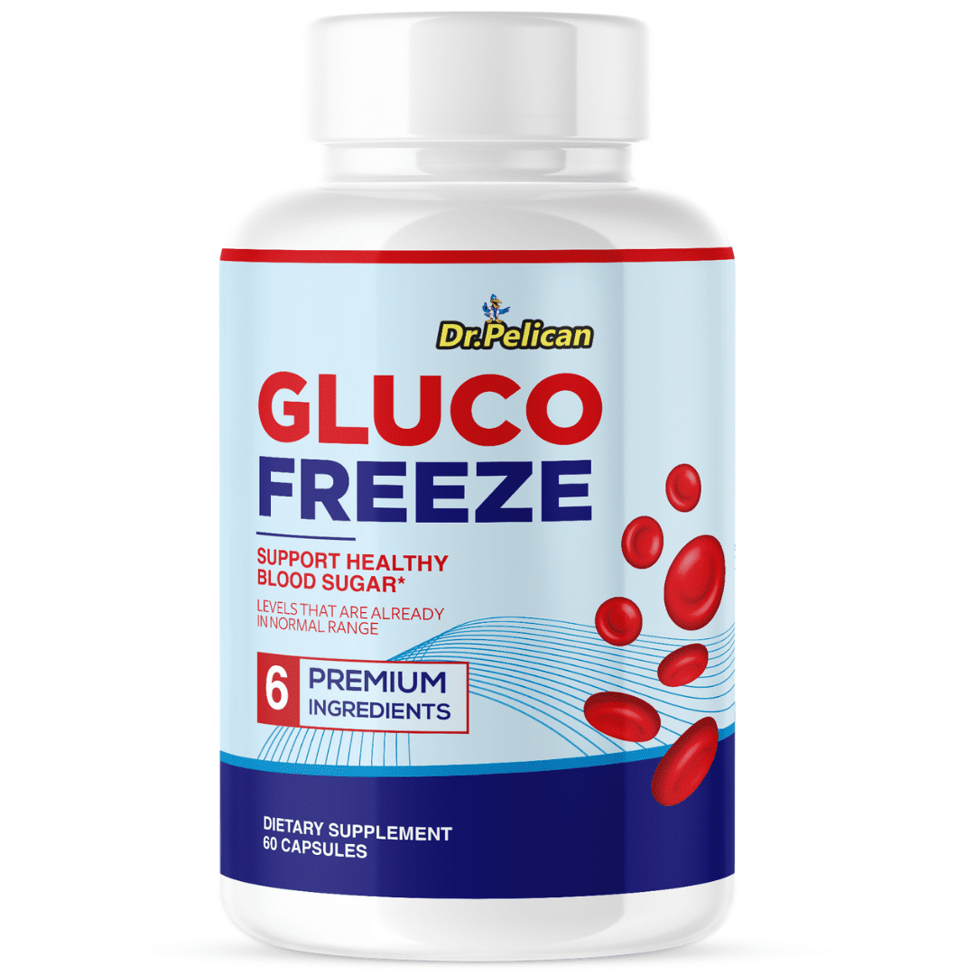 Gluco Freeze- Glucose/ Blood Sugar/ Energy- 60 Capsules- Dr. Pelican ...