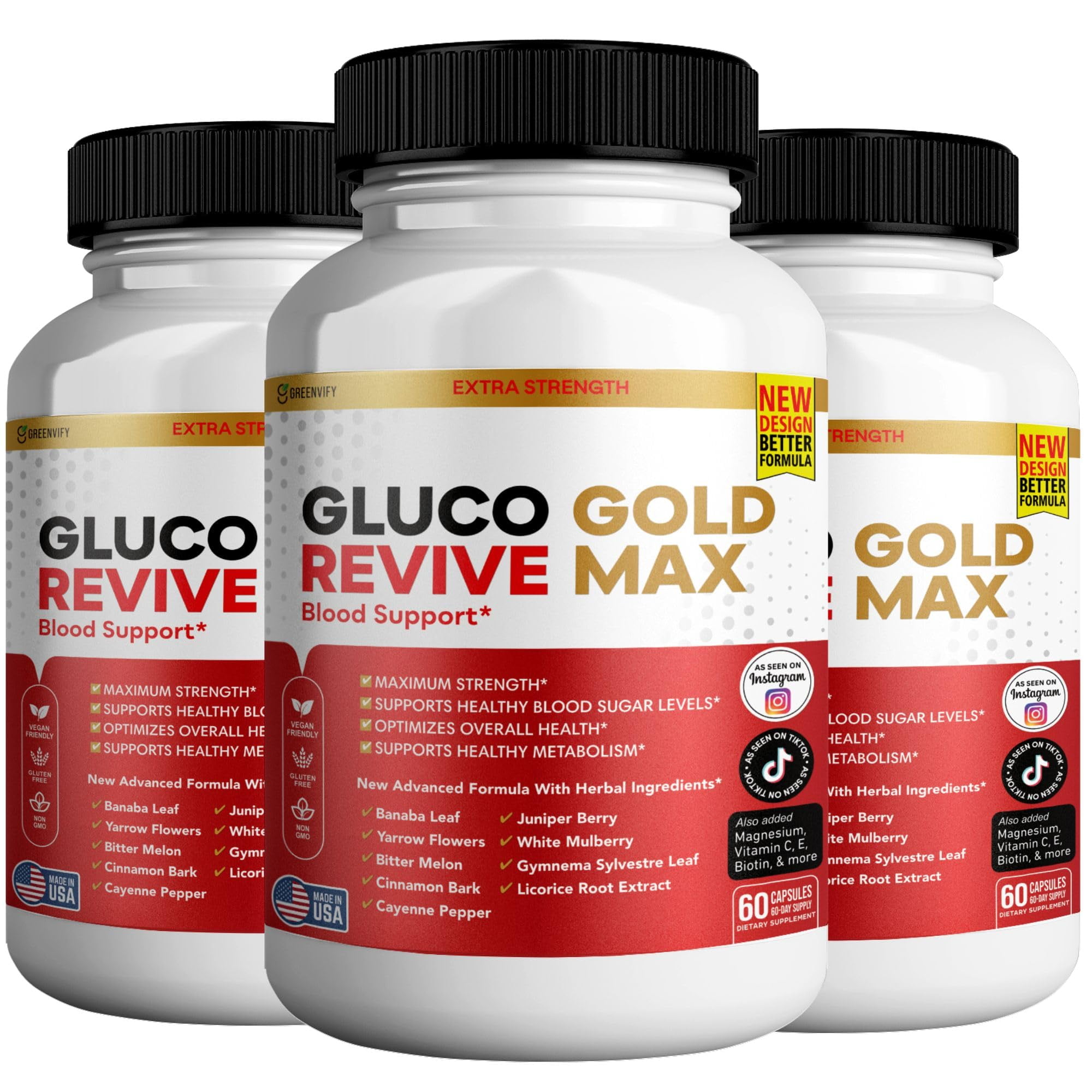 Gluco Gold Revive Max Gold All Natural Formula to Maintain Healthy ...