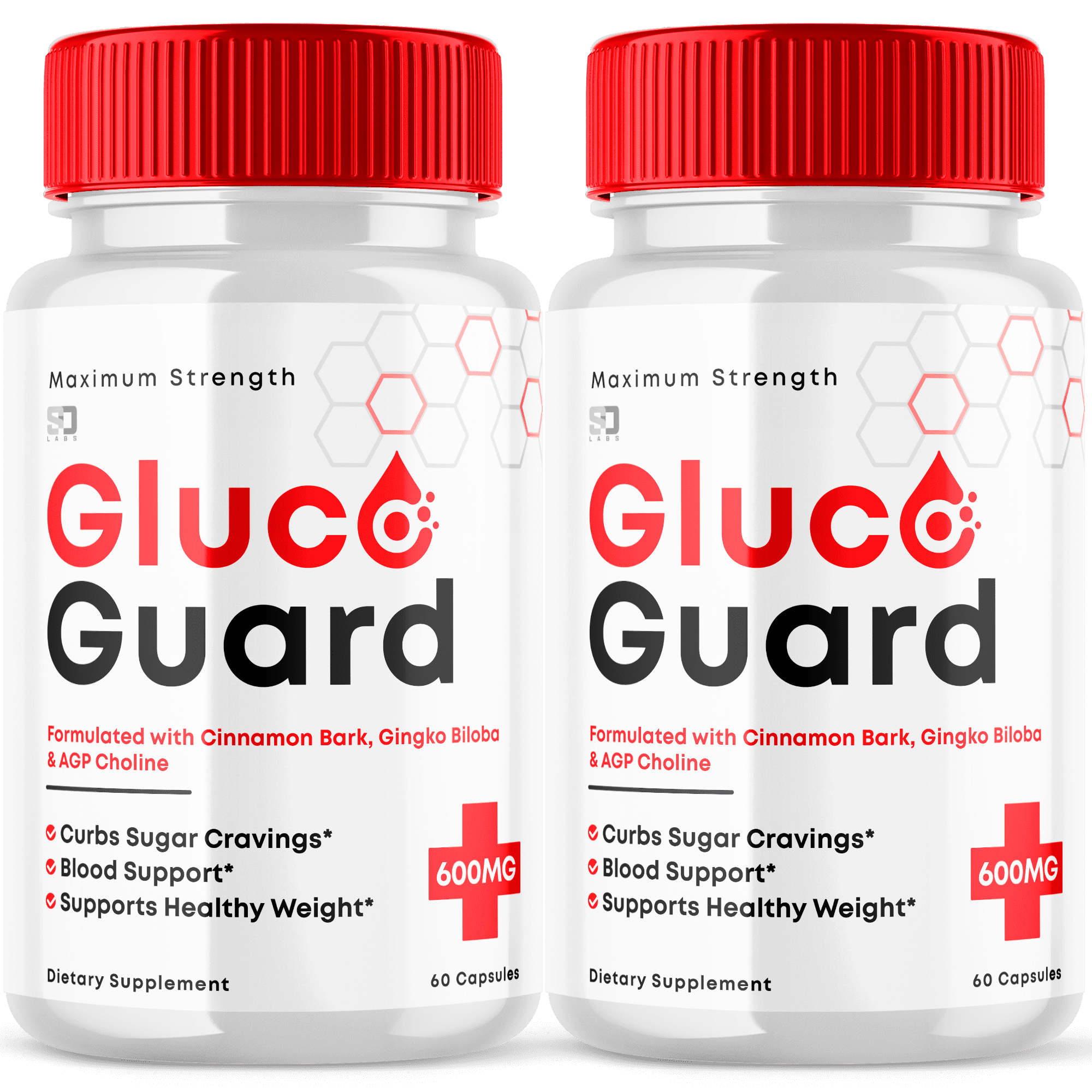 Gluco Guard Maximum Strength Blood Support Formula Supplement 2 Pack ...