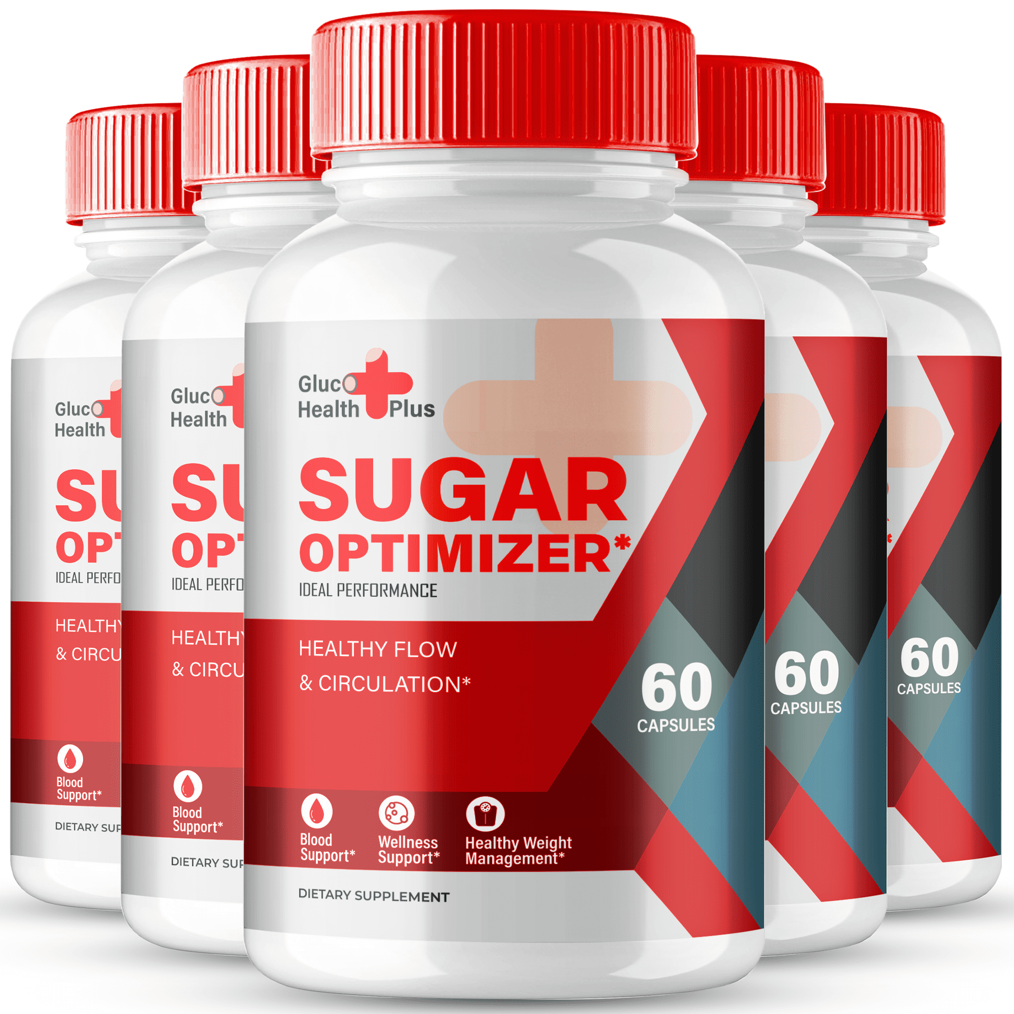 Gluco Health Plus Blood Formula Support Supplement Capsules, Official ...